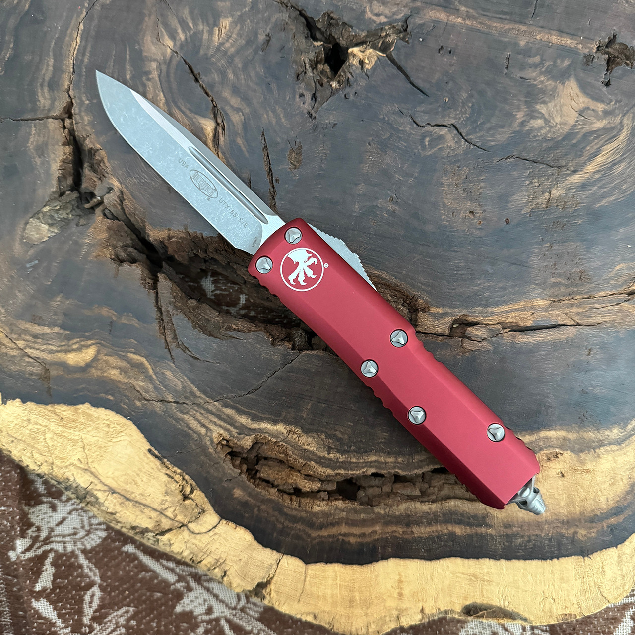 Microtech Utx 85 Se Merlot Apocalyptic Standard 231 10apmr American