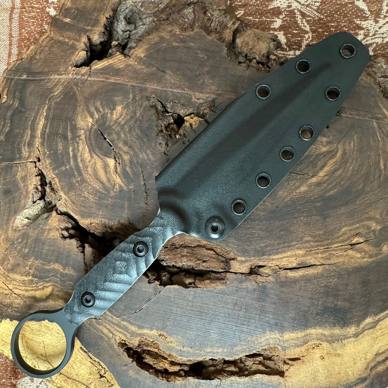 Toor Knives Specter R Dagger Fixed Blade Black G10 Handle SOCOM Black ...