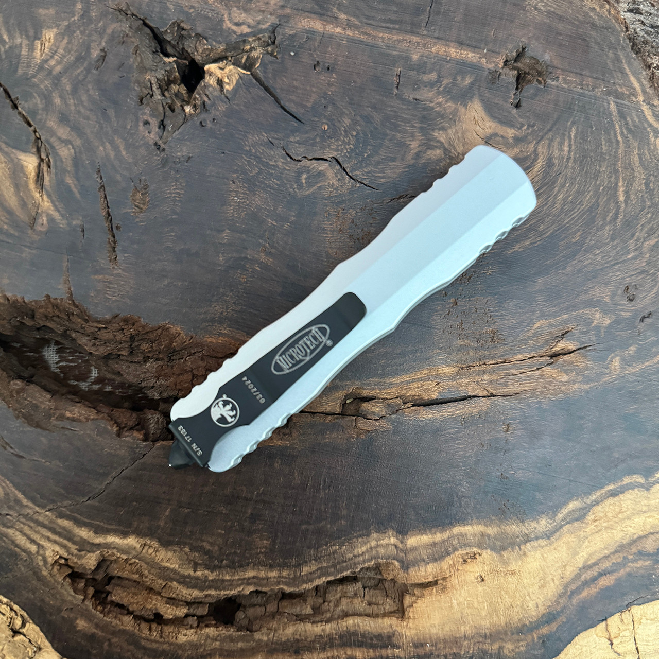 Microtech Dirac D/E Clear Standard 225-1CR | American Edge Knives