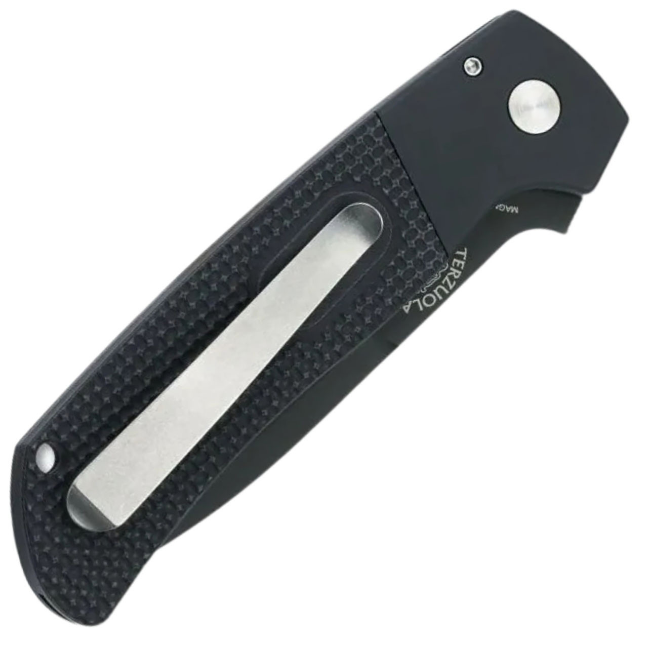 Pro Tech Terzuola Atcf Auto Black Handle W Textured Black G 10 Inlays