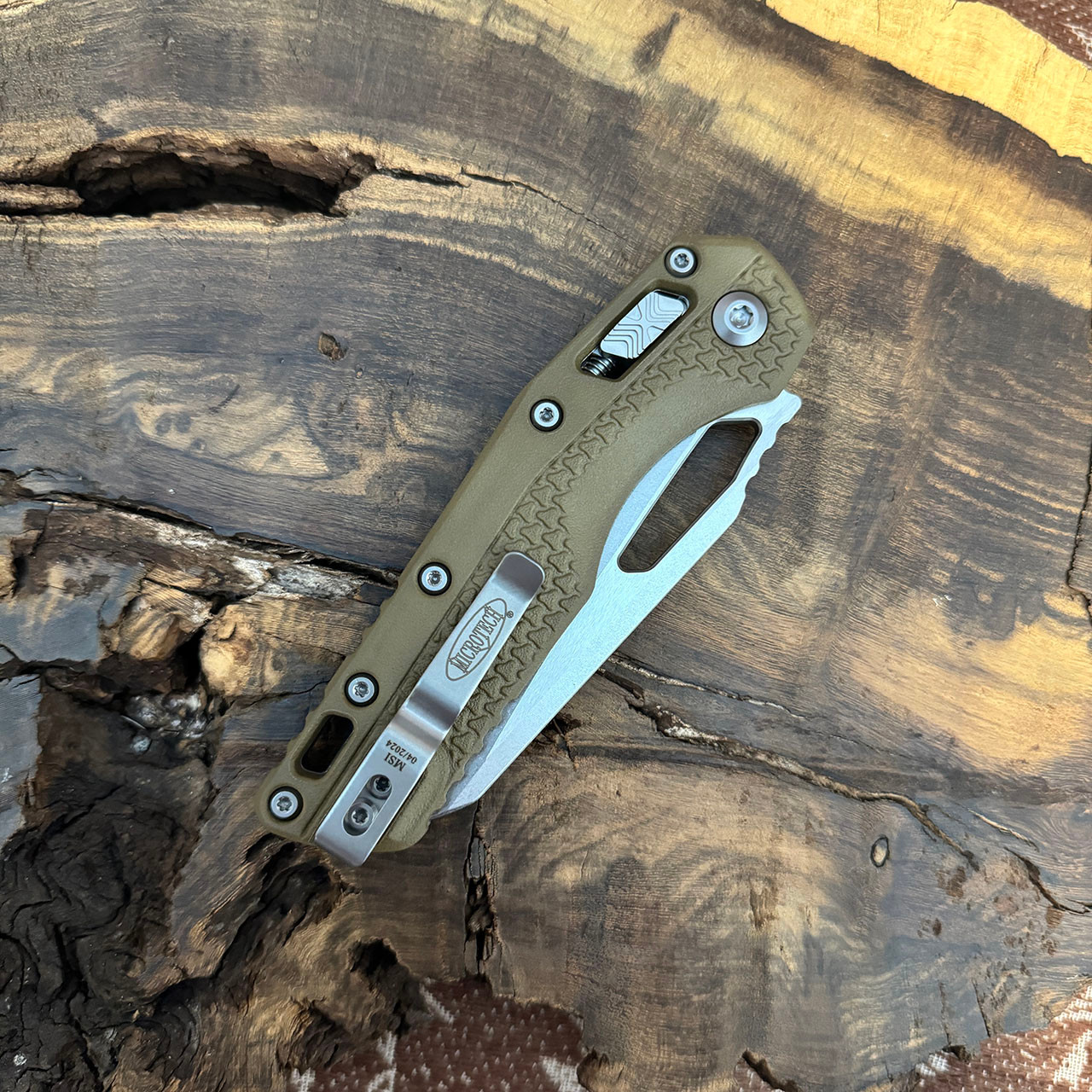 Microtech Msi Ram Lok Se Dark Earth Tri Grip Polymer Apocalyptic