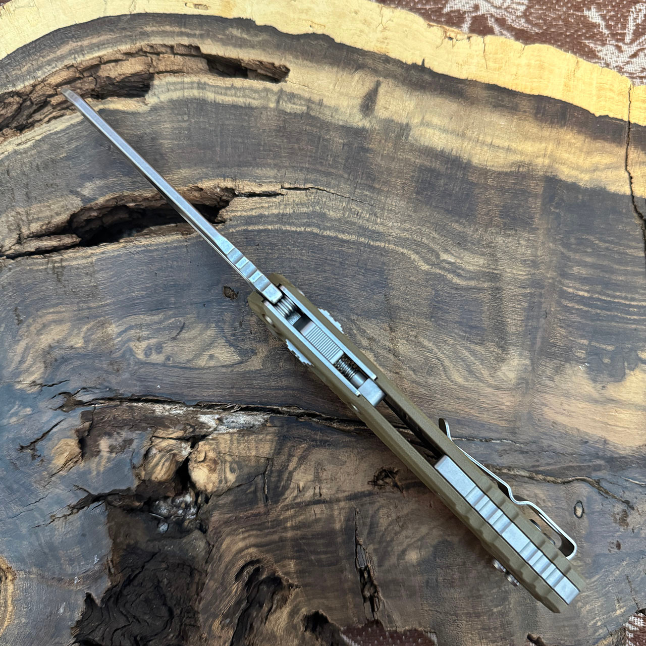Microtech MSI RAM-LOK S/E Dark Earth Tri-Grip Polymer Apocalyptic Full ...