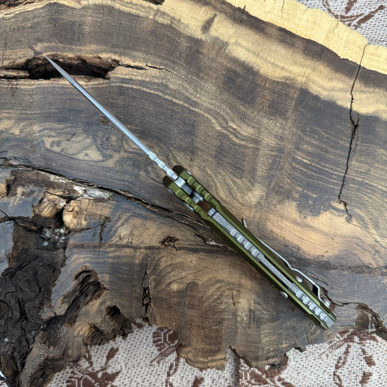 Microtech LUDT T/E Gen III OD Green Apocalyptic Standard 1136-10APOD ...