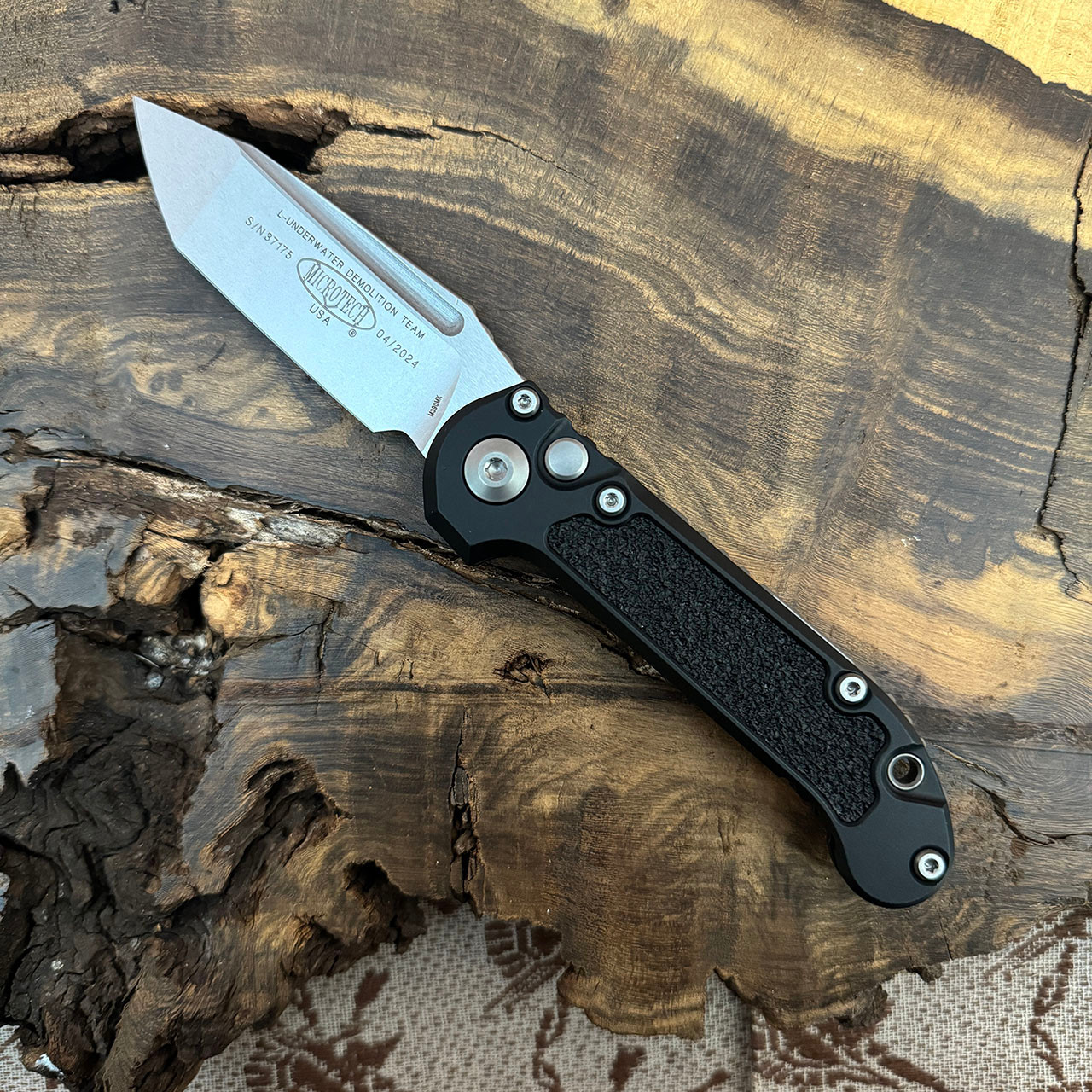 Microtech LUDT T/E Gen III Black Stonewash Standard 1136-10 | American ...