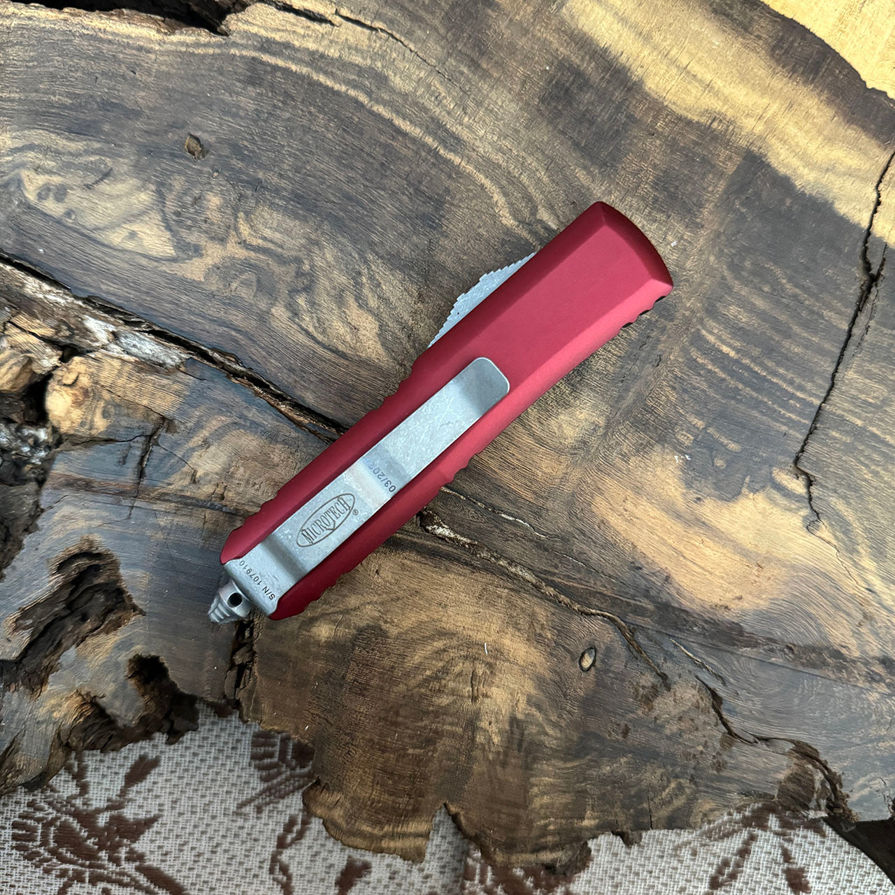 Microtech UTX-85 T/E Merlot Apocalyptic Standard 233-10APMR | American ...