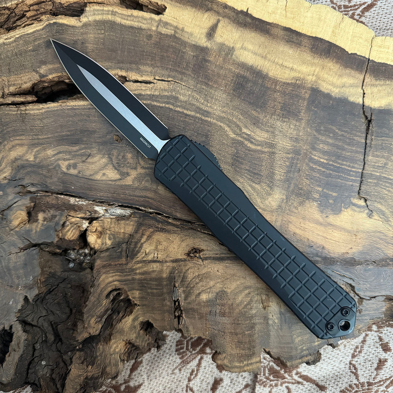 Heretic Knives Manticore X D/E Tactical Frag Two Tone Black Standard ...