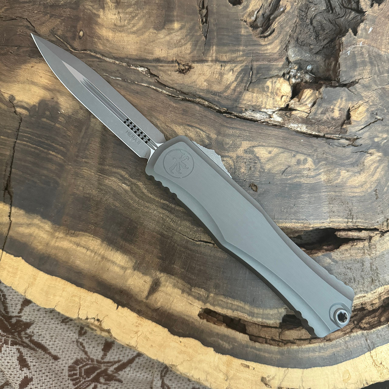 Microtech Hera II D/E Natural Clear Apocalyptic Standard 1702-10APNC ...