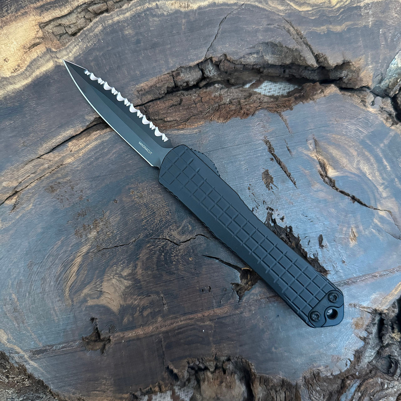 Heretic Knives Manticore S De Tactical Frag Handle Dlc Full Serrated