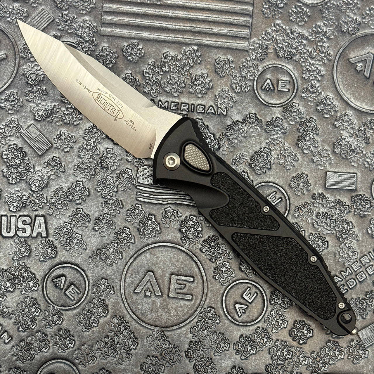 Microtech Socom Elite Auto Se Black Satin Standard 160a 4 American