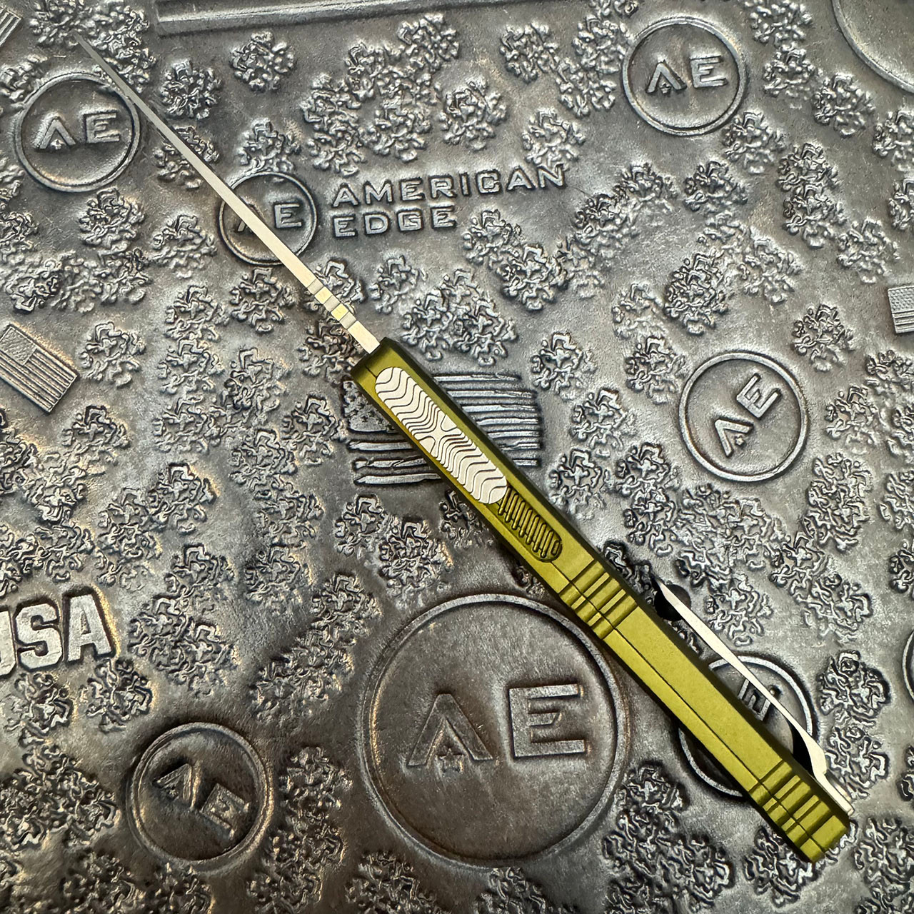 Microtech Hera II Mini Recurve OD Green Stonewash Standard 1705M-10OD ...