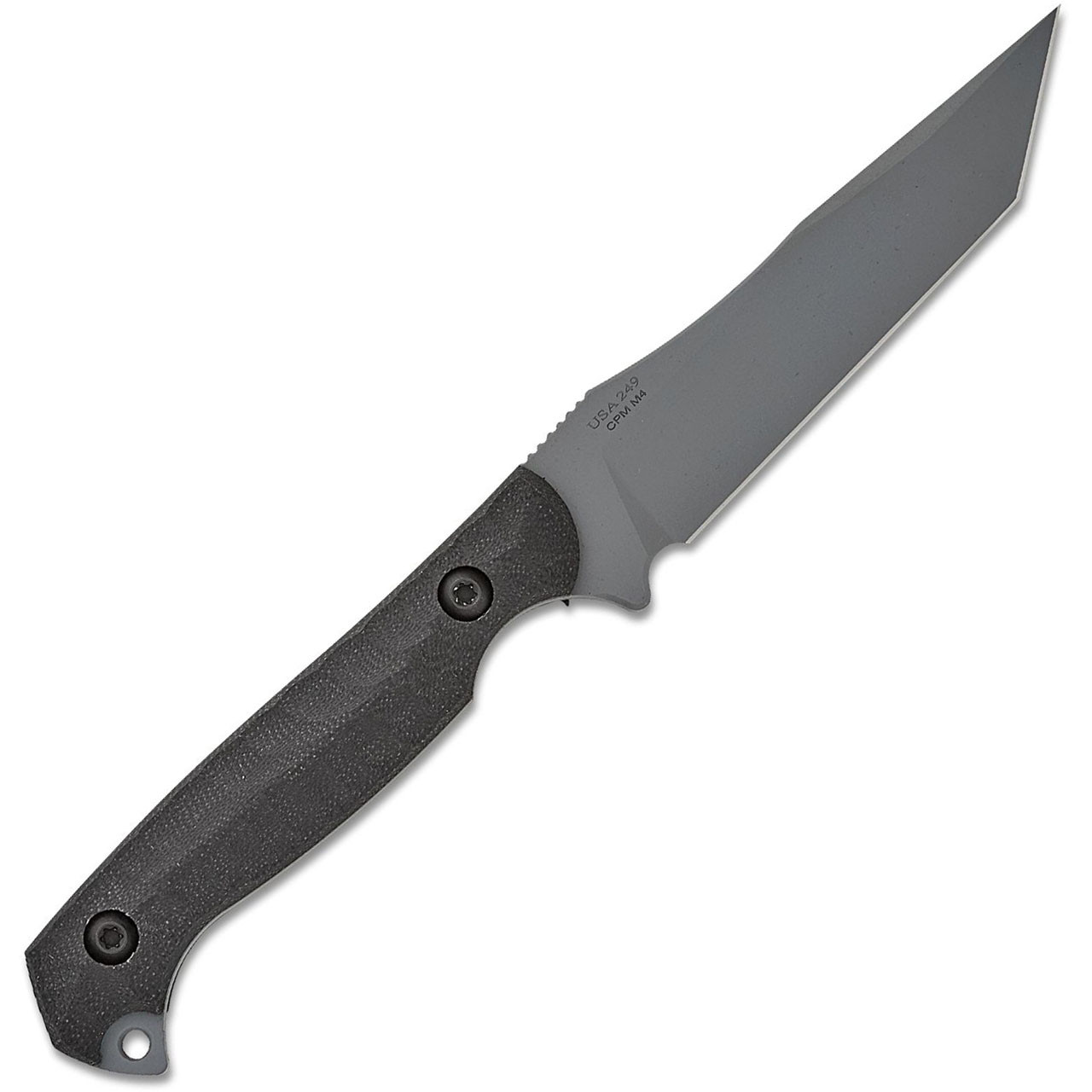 Toor Knives Krypteia T Fixed Blade Black G-10 Handle Phantom Grey Blade ...