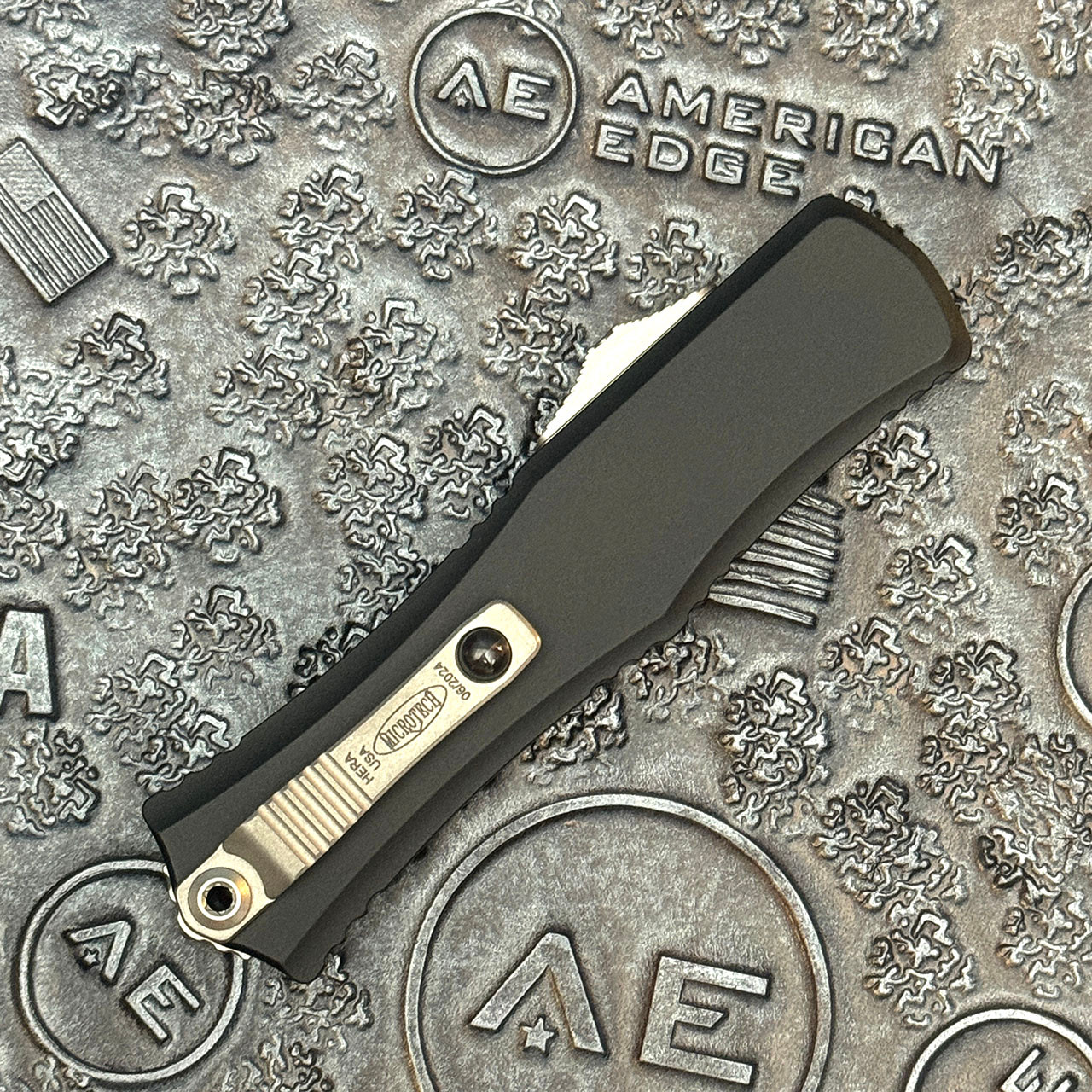 Microtech Hera Ii Mini Recurve Black Stonewash Standard 1705m 10