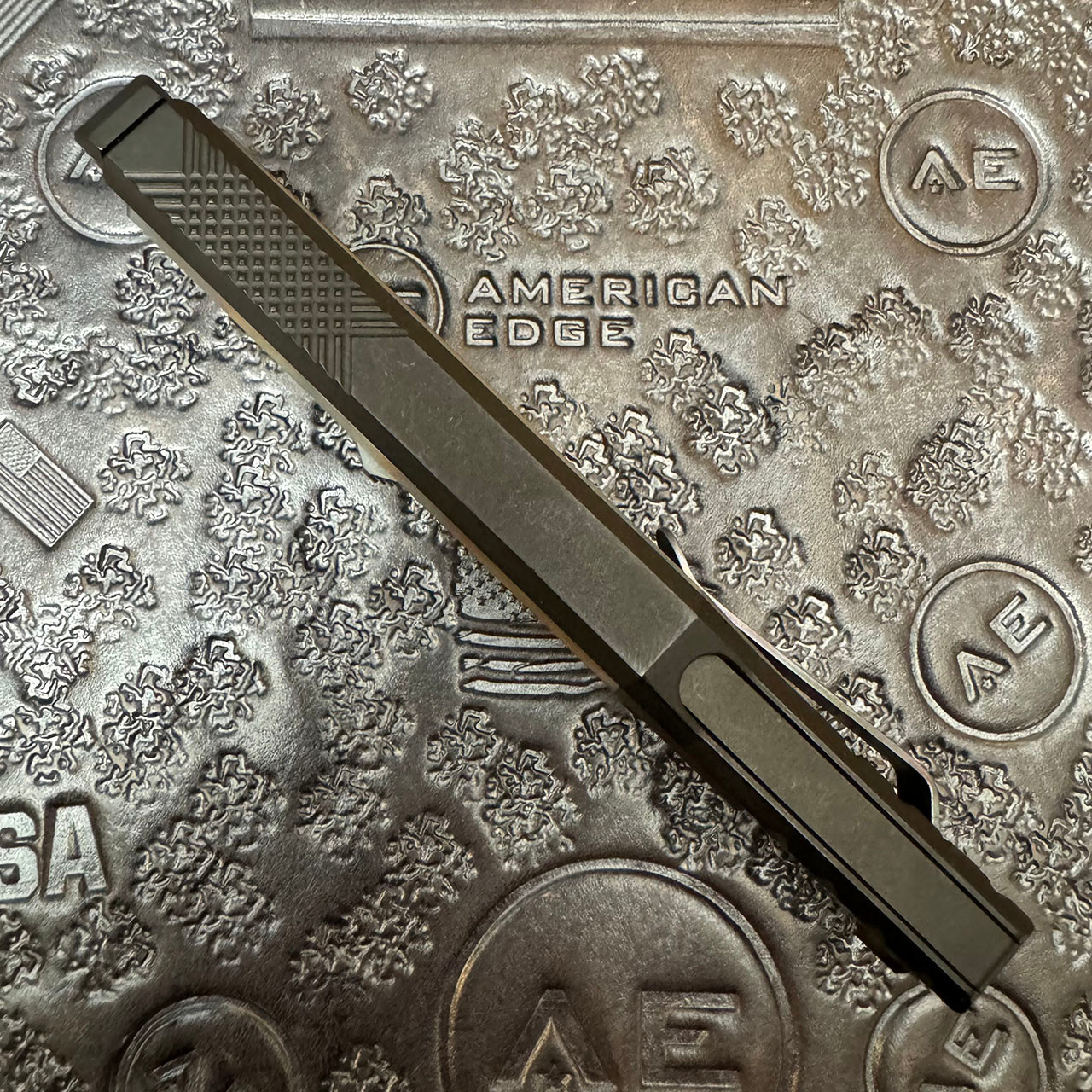 Reate Exo V2 De Gravity Knife Titanium Pvd Handle W Titanium Heat