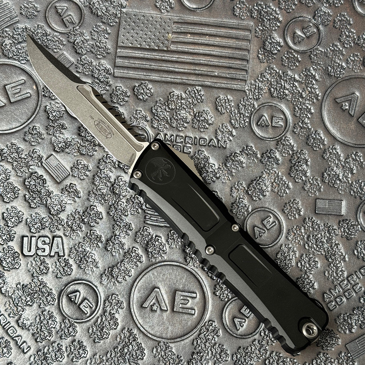 Microtech Combat Troodon Interceptor Gen III Black Stonewash Standard ...