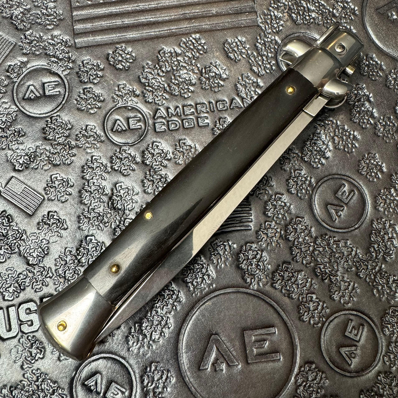 Frank Beltrame Italian Stiletto Auto Buffalo Horn Handles Polished ...