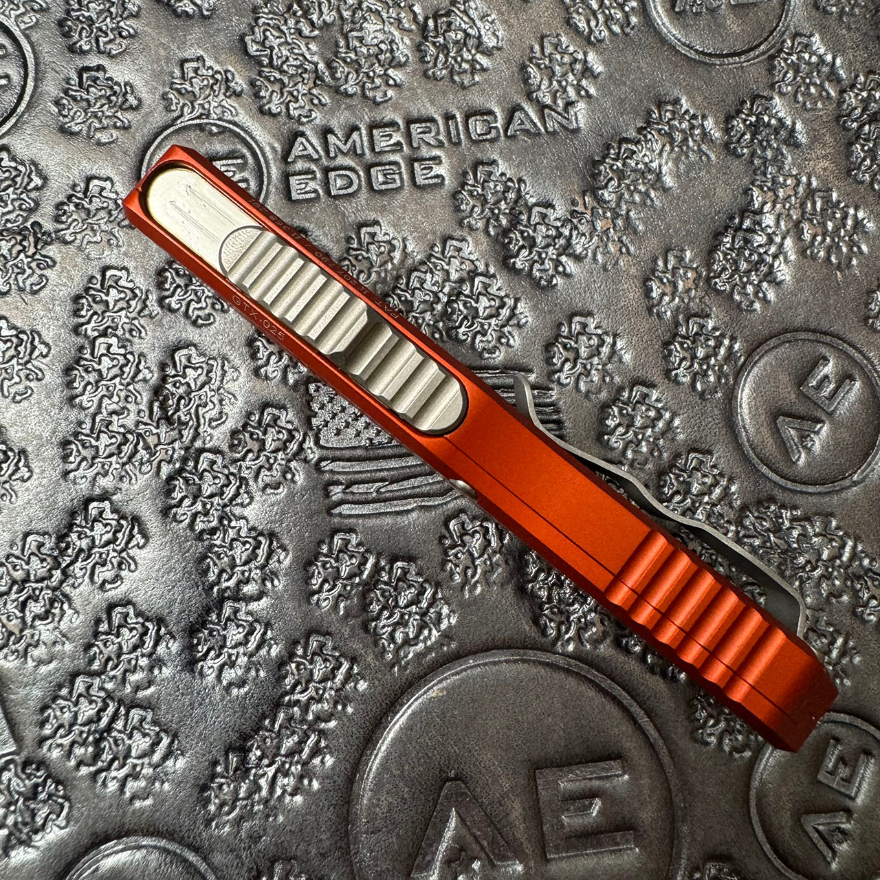Guardian Tactical GTX-025 Tanto Burnt Orange Handle Stonewashed Blade ...