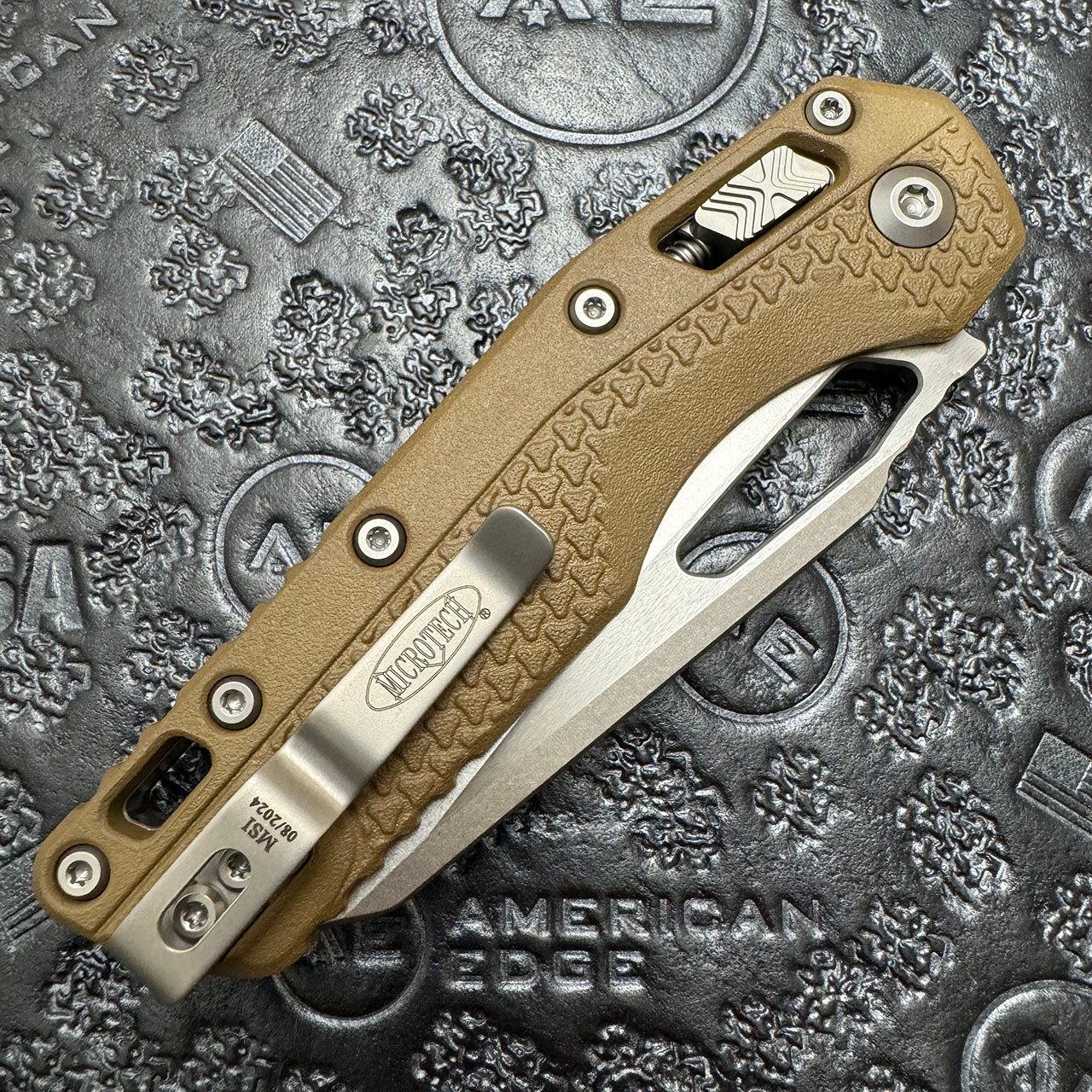 Microtech MSI RAM-LOK S/E Dark Earth Tri-Grip Polymer 30th Anniversary ...