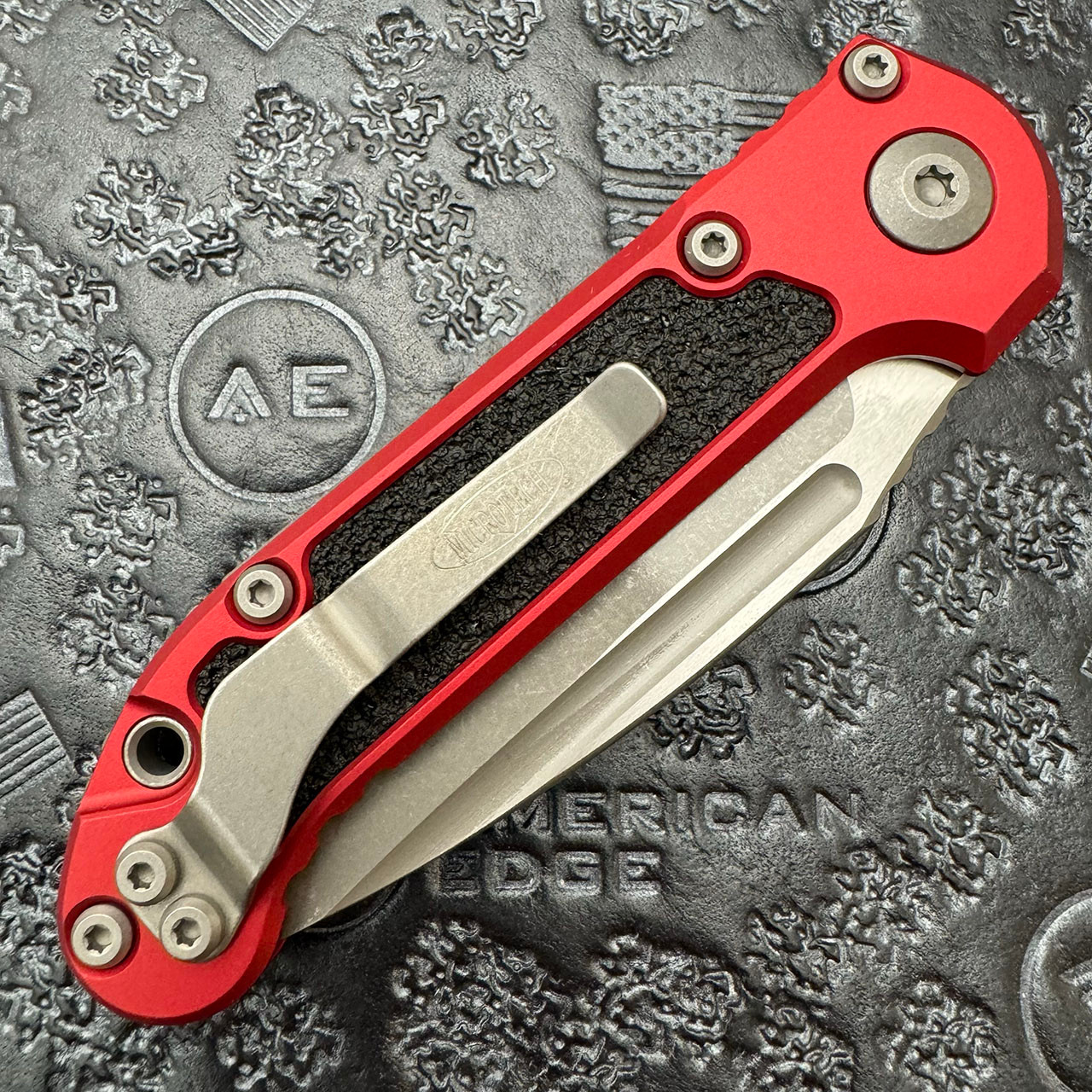 Microtech Ludt Se Gen Iii Red Apocalyptic Partial Serrated 1135 11aprd