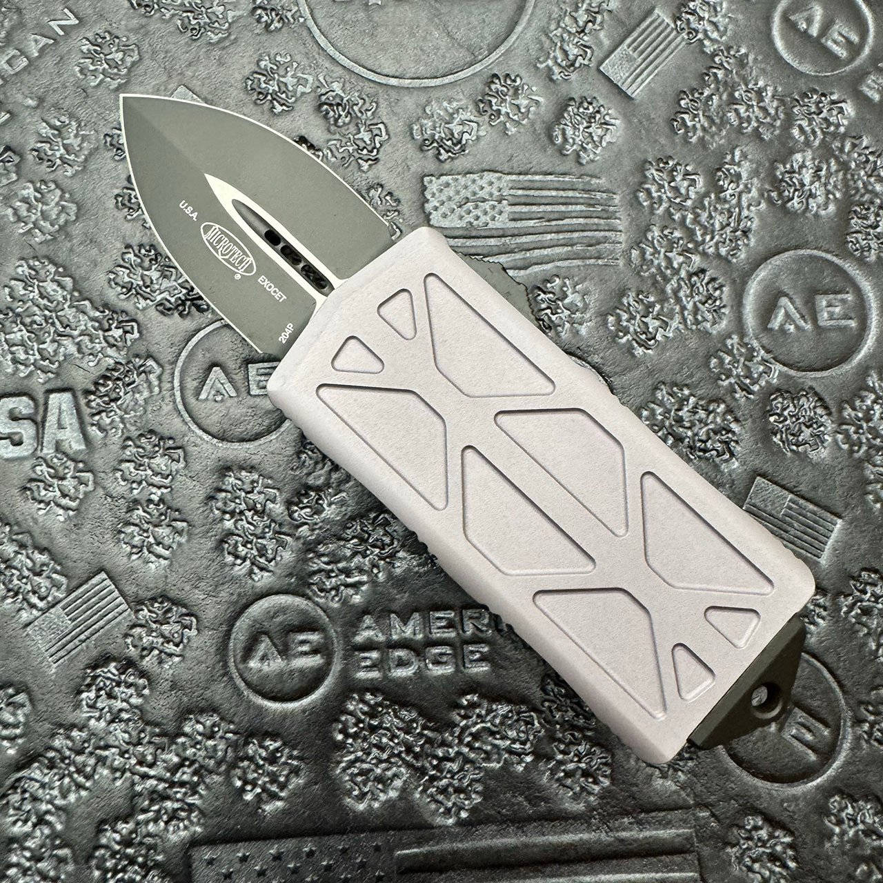 Microtech Exocet D/E Gray Standard Cali Legal OTF Money Clip 157-1GY ...