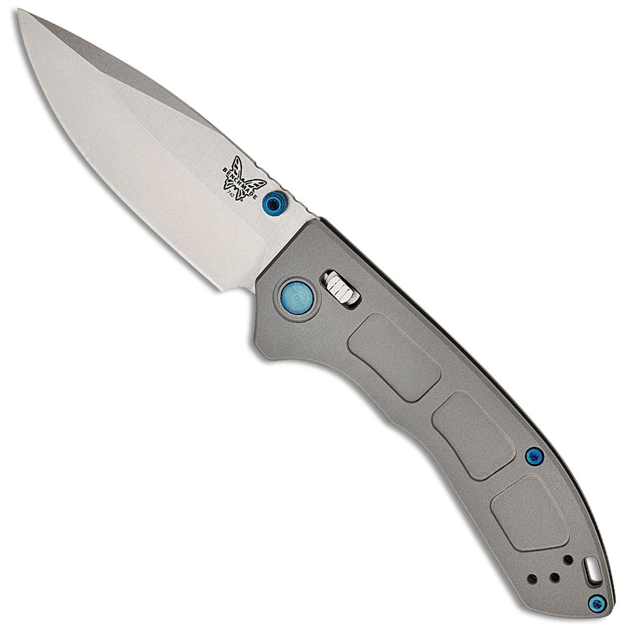 Benchmade Mini Narrows Axis Lock Titanium Handle Satin CPM-20CV Blade ...