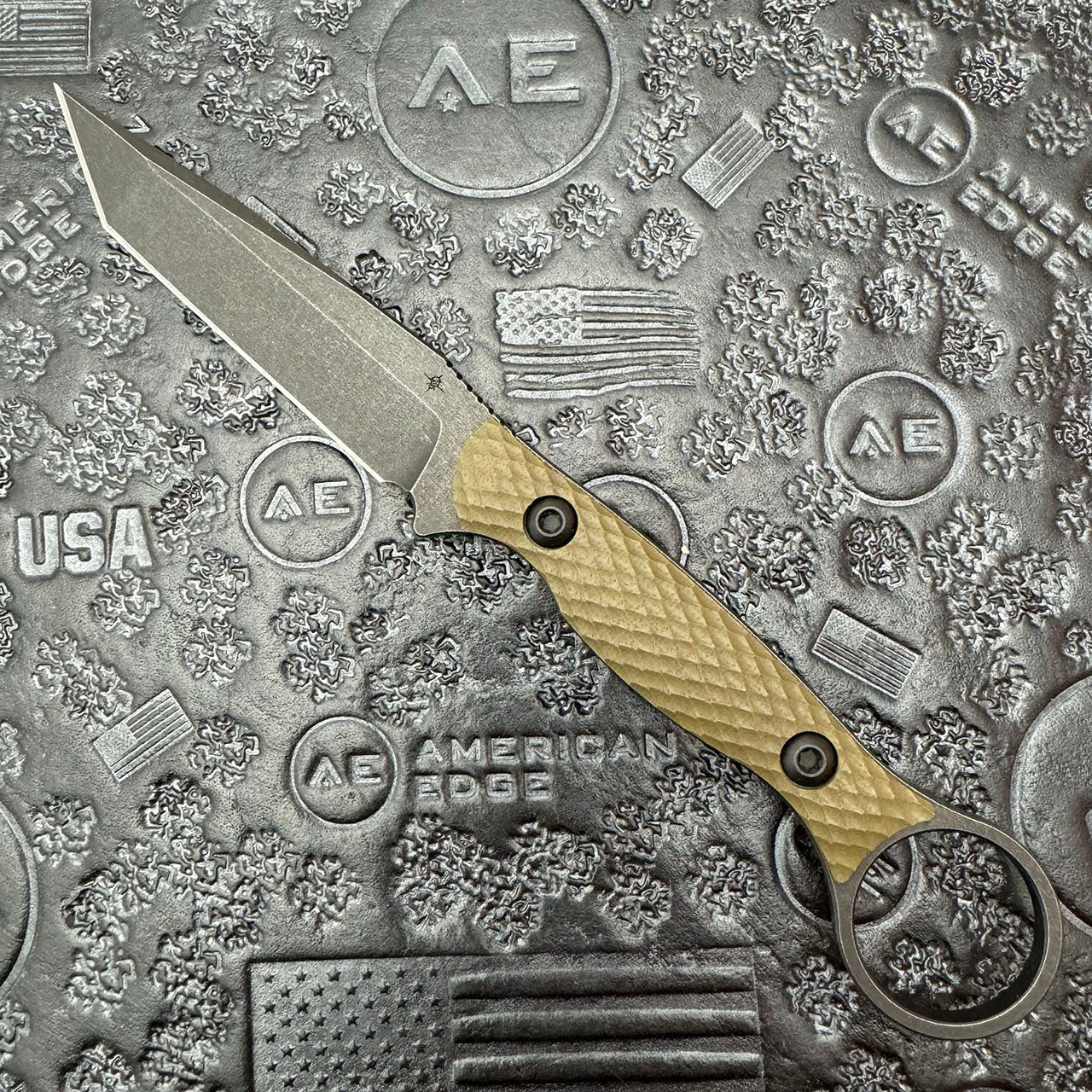 Toor Knives Serpent T Fixed Blade Covert Green G10 Handle Black Blade ...