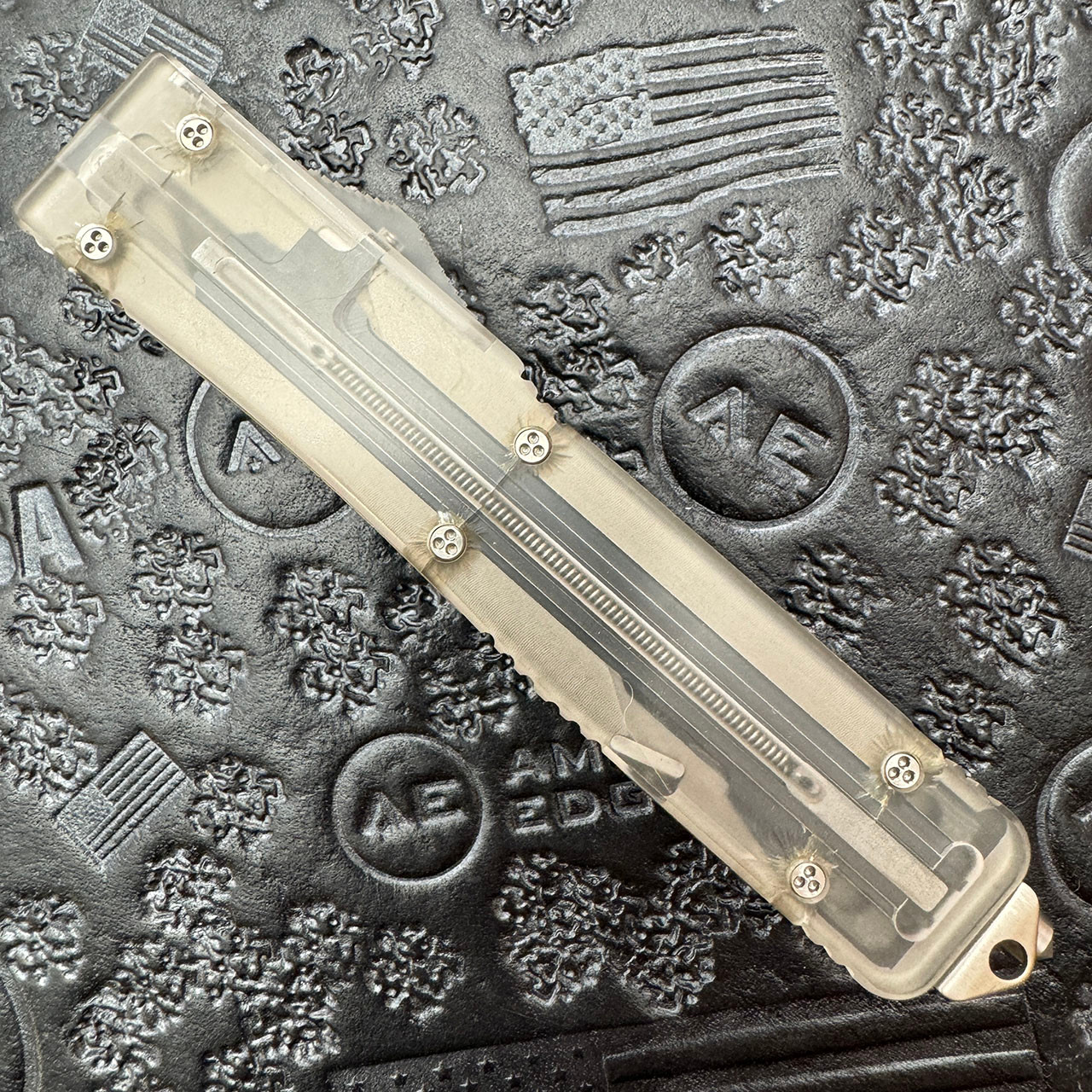 Marfione Custom Ultratech T/E Clear Cover and Button Gray Chassis ...