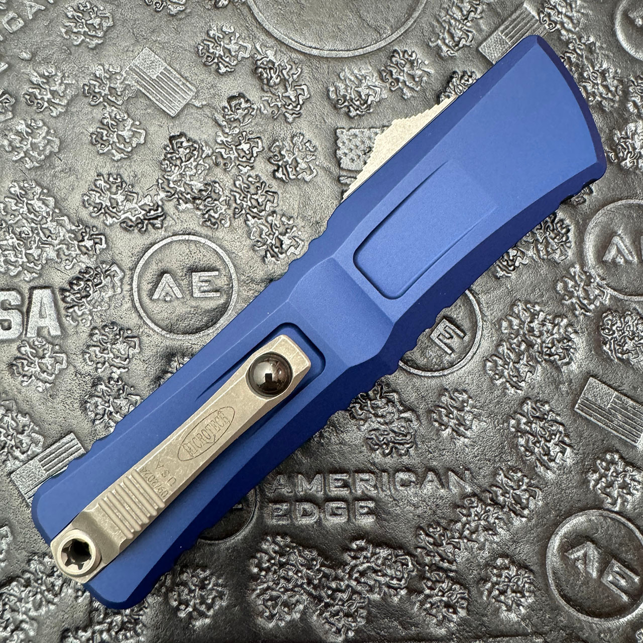 Microtech Combat Troodon T/E Gen III Navy Blue Apocalyptic Full ...