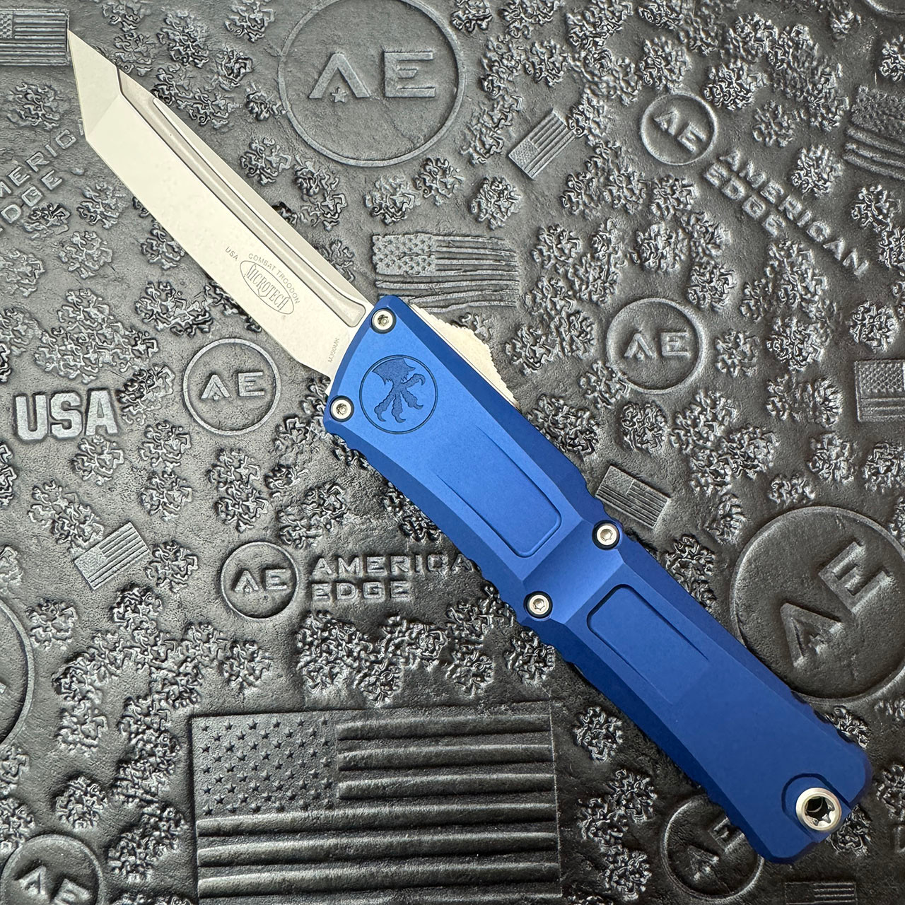 Microtech Combat Troodon T/E Gen III Navy Blue Stonewash Standard 1144 ...