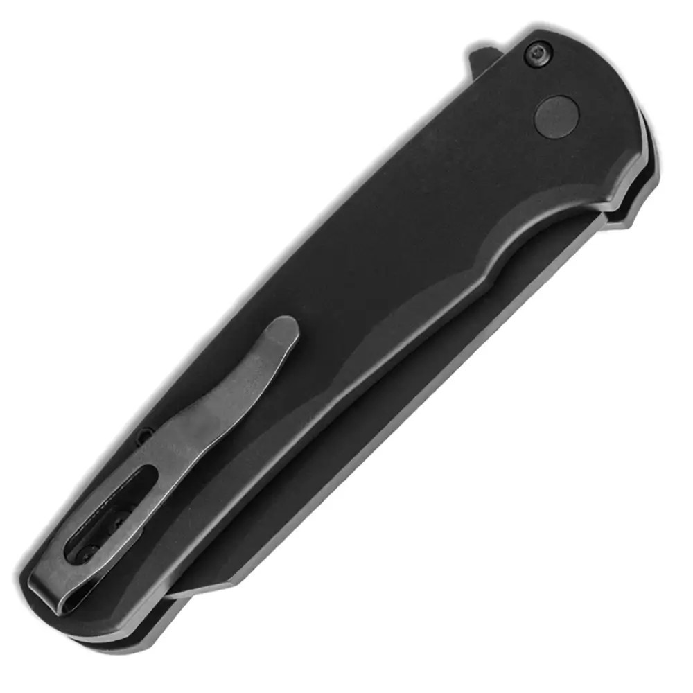 Pro-Tech Malibu Button Lock Flipper Reverse Tanto Operator Series Solid ...