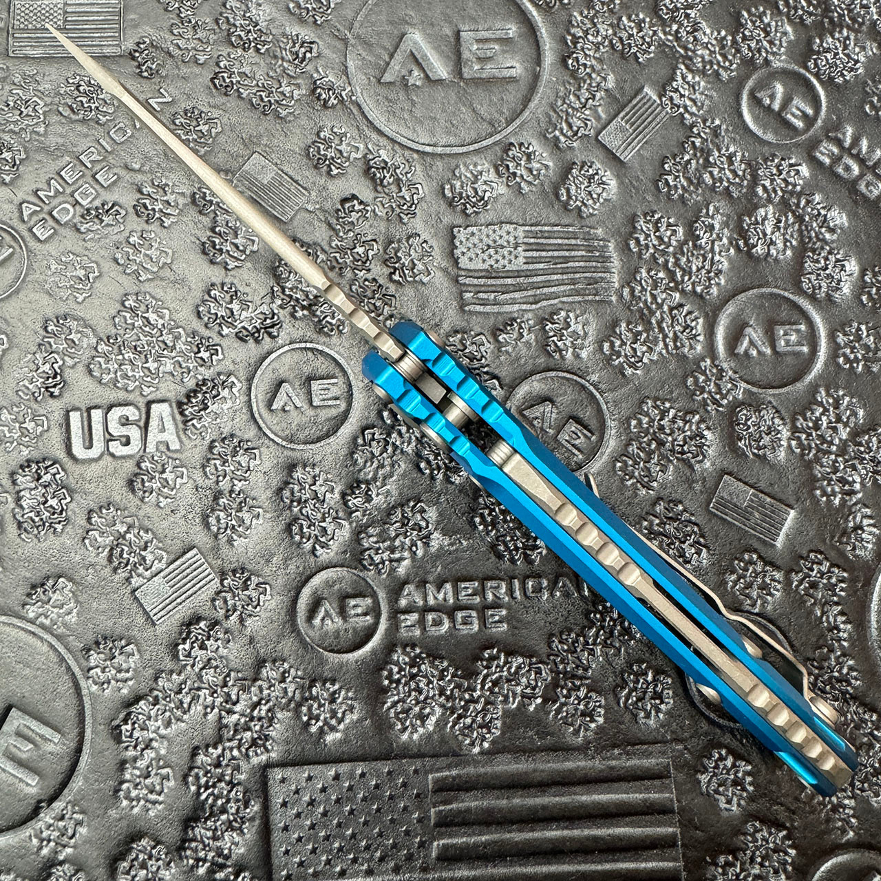 Microtech LUDT T/E Gen III Blue Apocalyptic Standard 1136-10APBL ...
