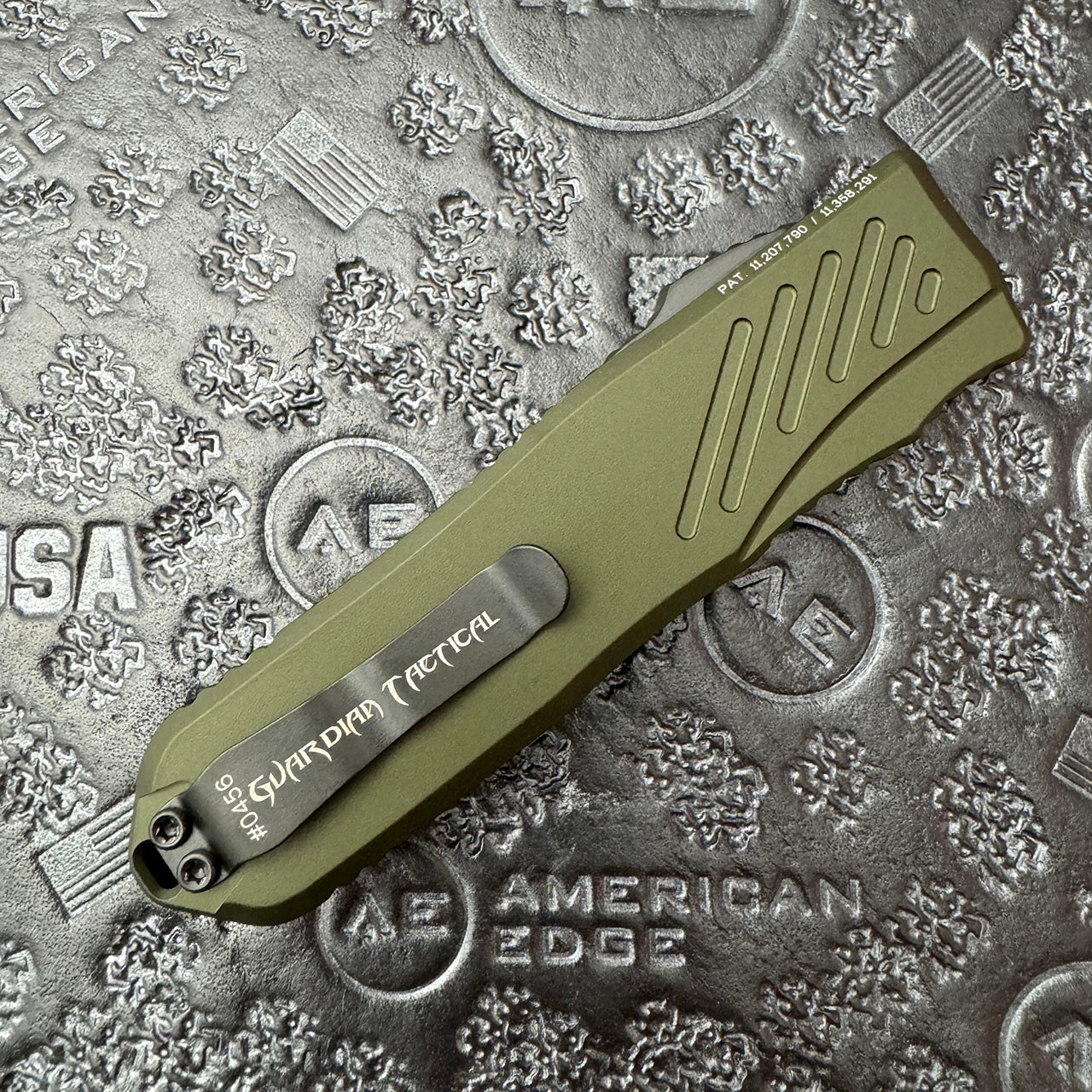 Guardian Tactical RECON-035 G2 S/E OD Green Handle Black Tactical ...