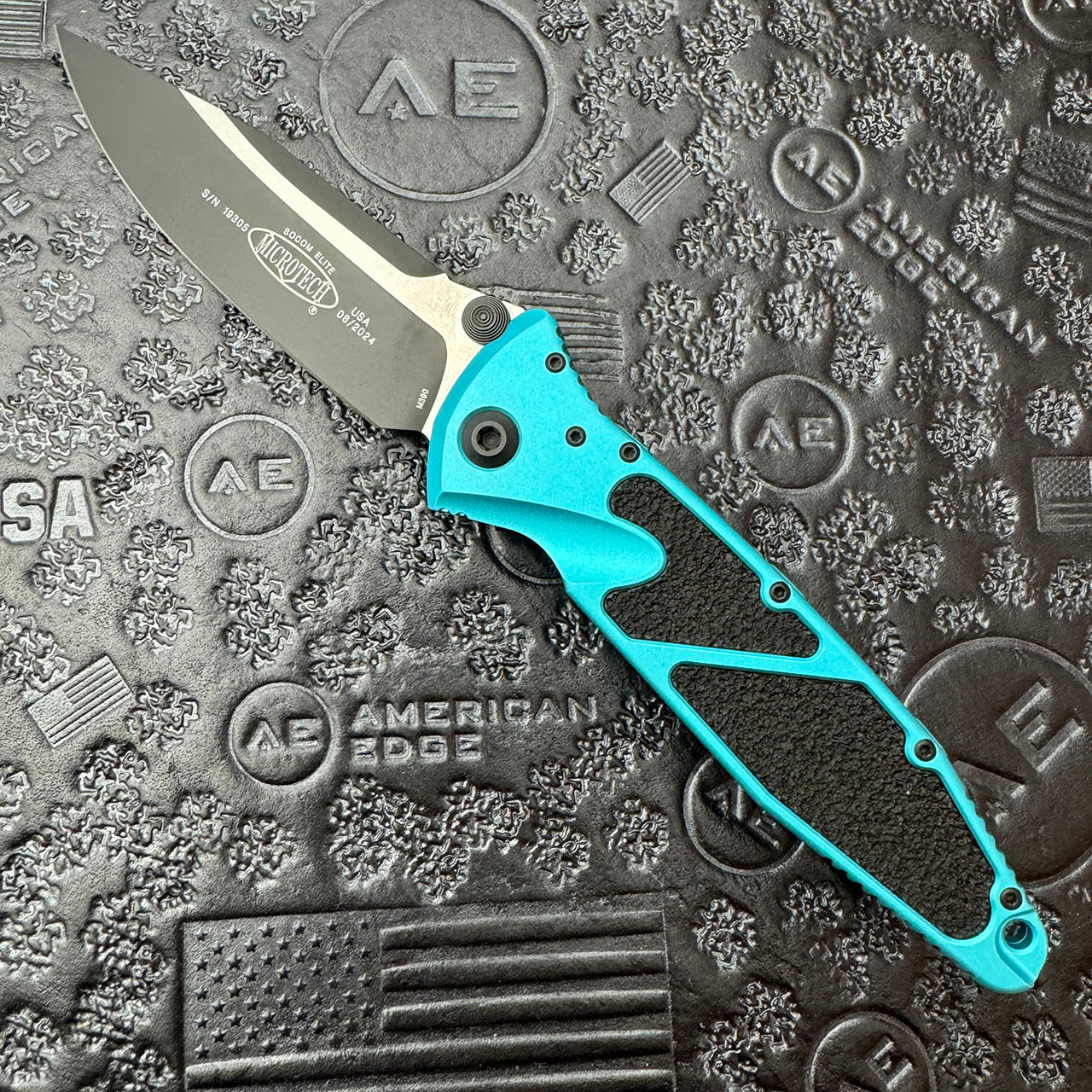 Microtech Socom Elite Manual S/E Turquoise Standard 160-1TQ | American ...