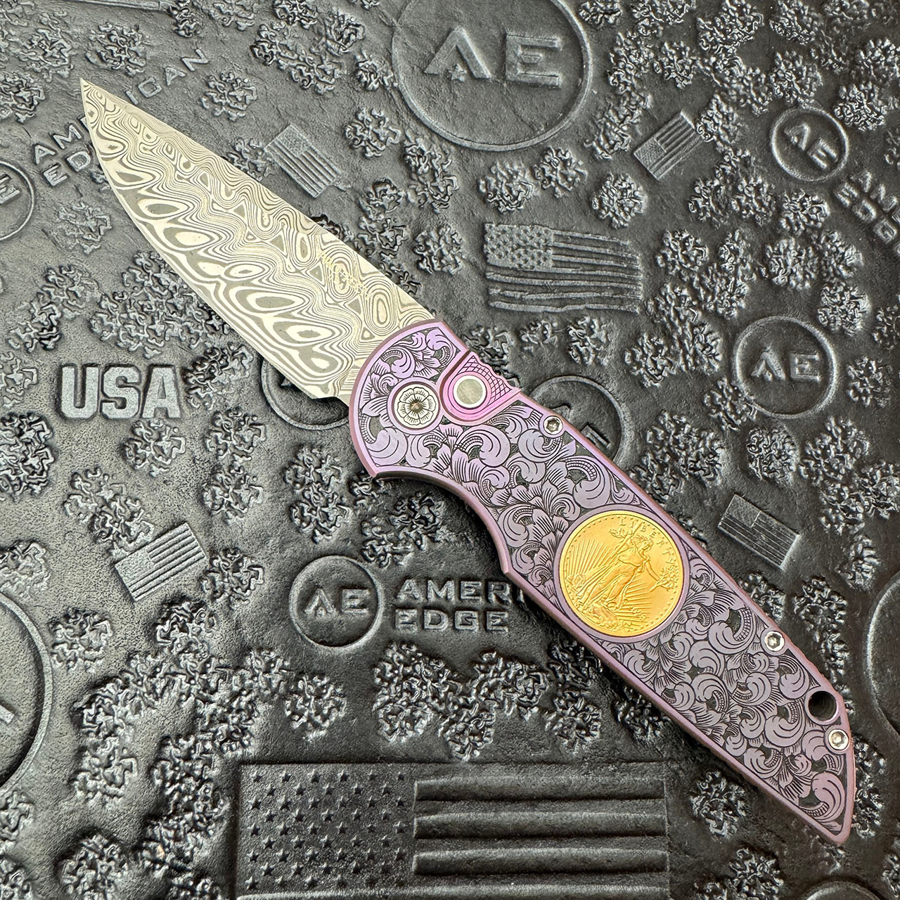 Pro-Tech TR-3 Ultimate Custom Titanium 2024 Lilac Purple Anodized ...