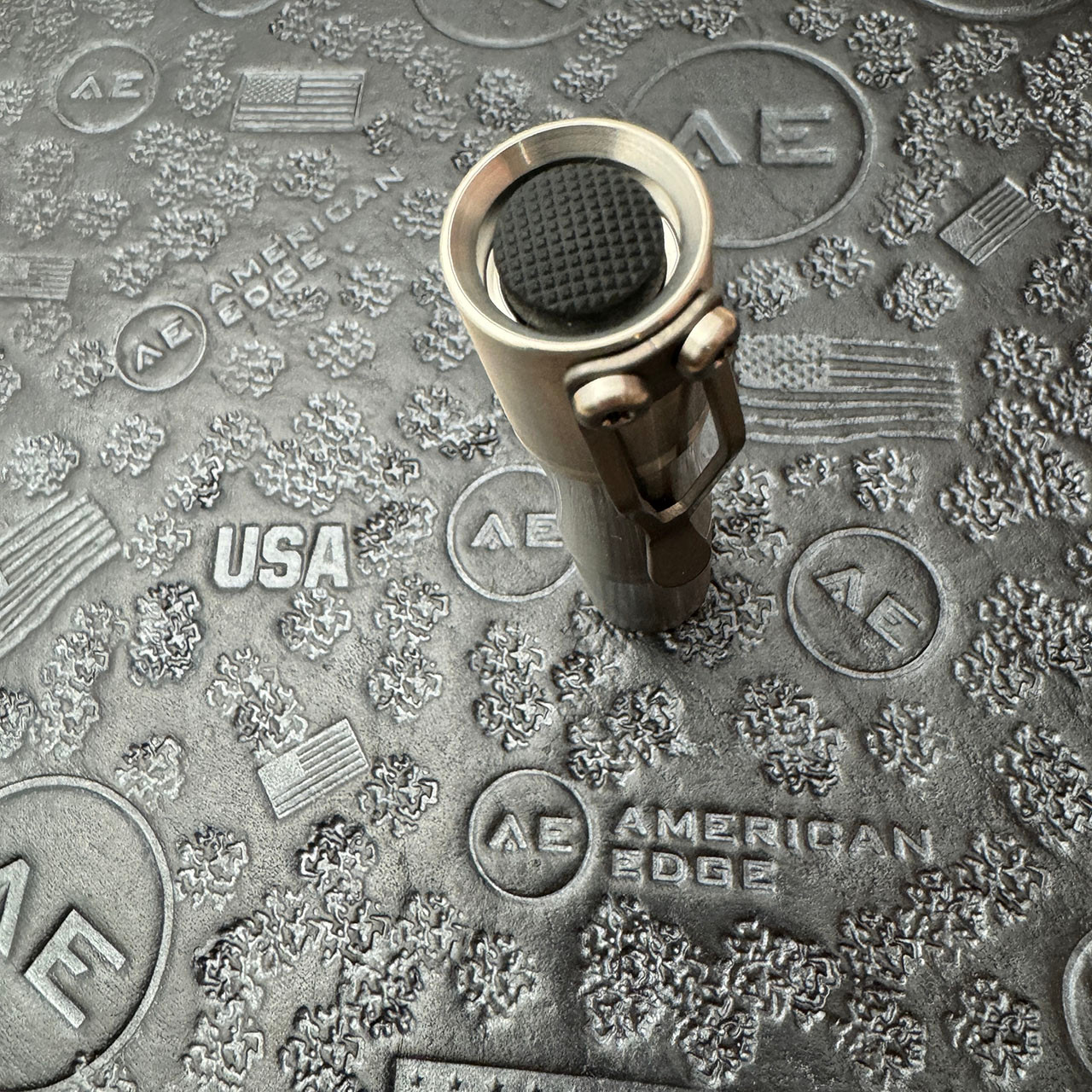 Tactile Turn Apollo Flashlight Titanium | American Edge Knives
