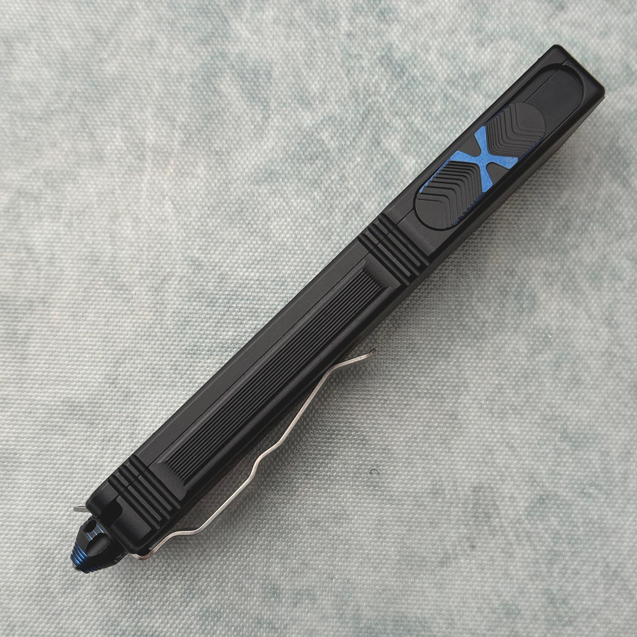 Marfione Custom Scarab II D/E-S Hefted Black Alloy Handle Hand Rubbed ...