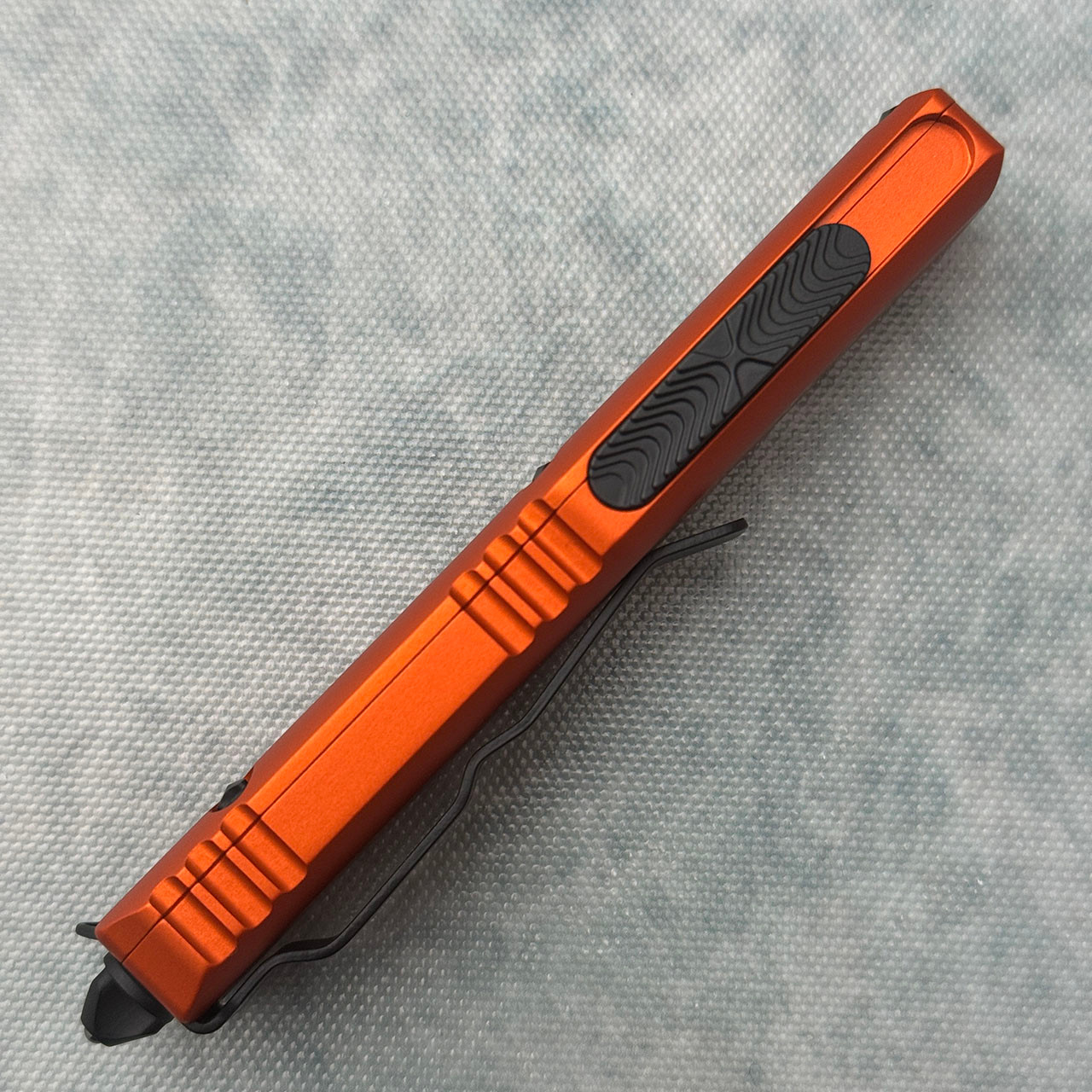Microtech UTX-85 T/E Halloween Orange Black Standard AE CUSTOM SHOP 233 ...