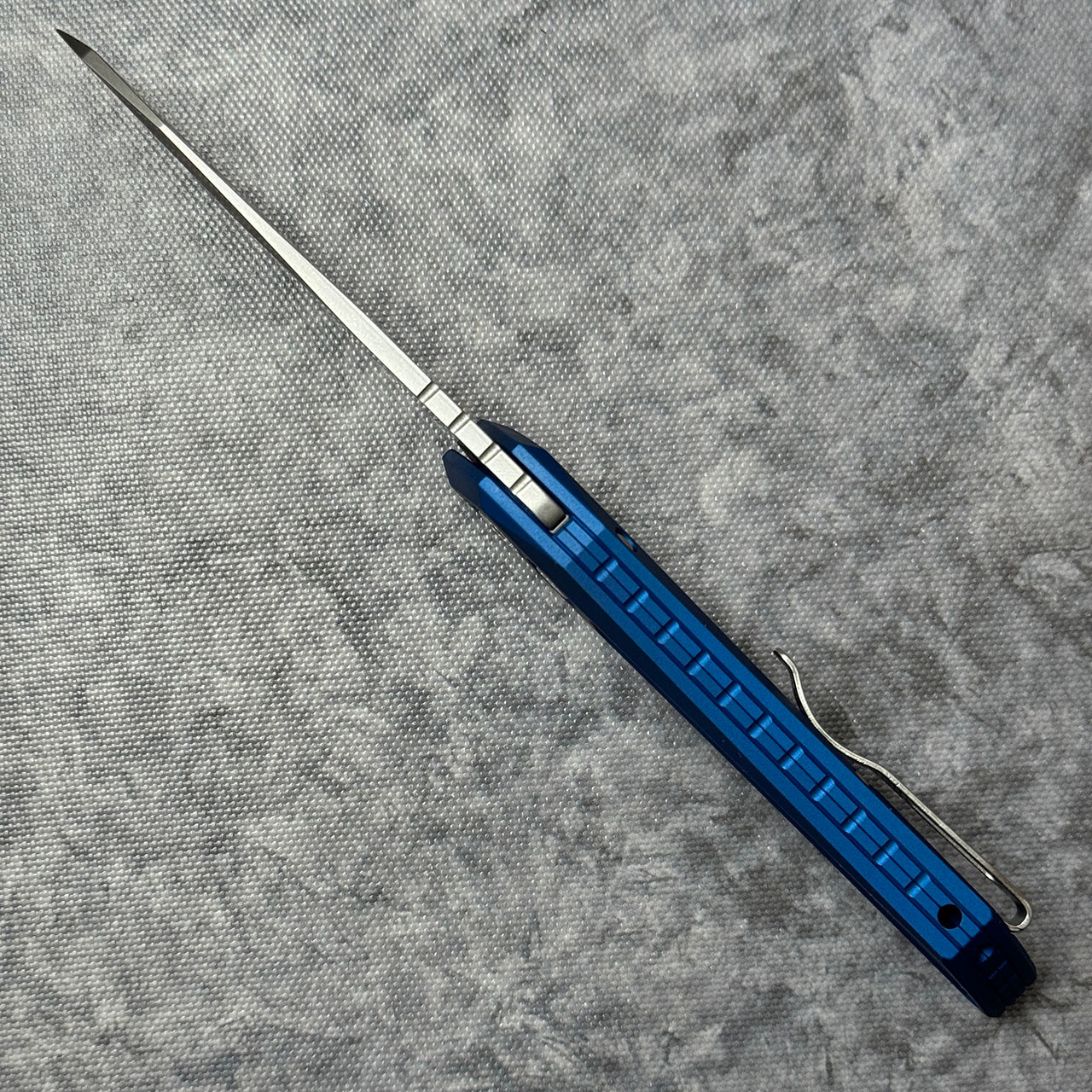 Pro-Tech Sinkevich Oligarch Auto Blue Aluminum Handles Stonewashed ...