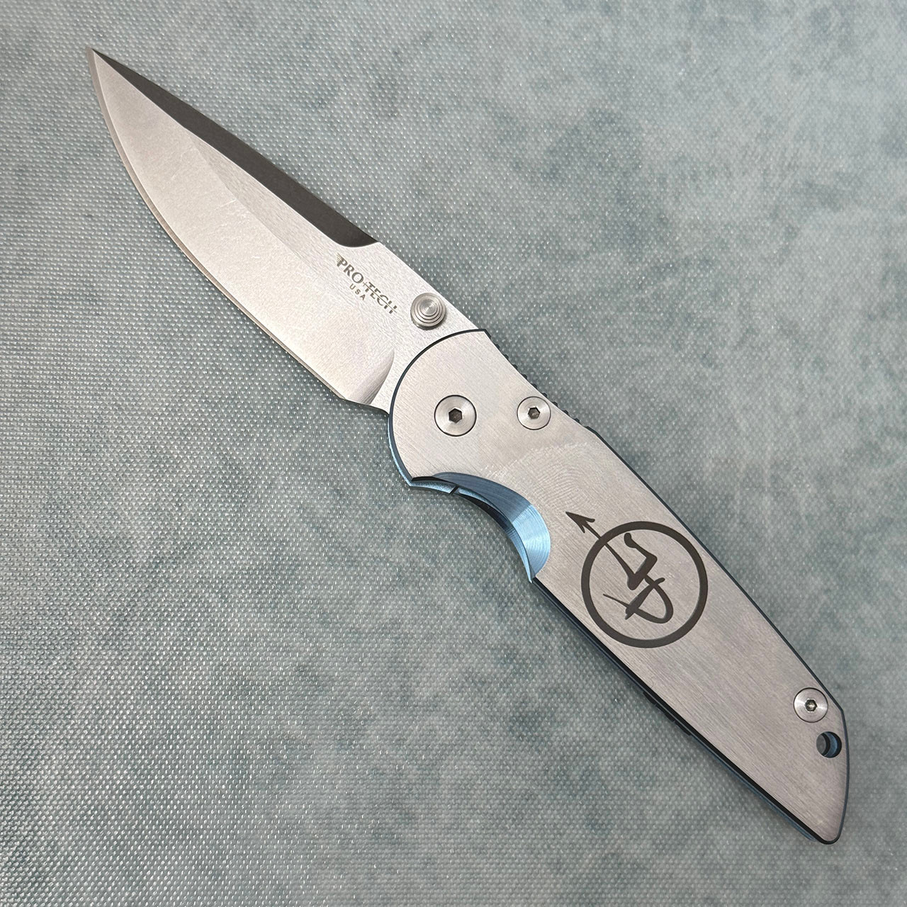 Pro Tech Tr 3 Integrity Manual Frame Lock Jd Edition Satin Titanium