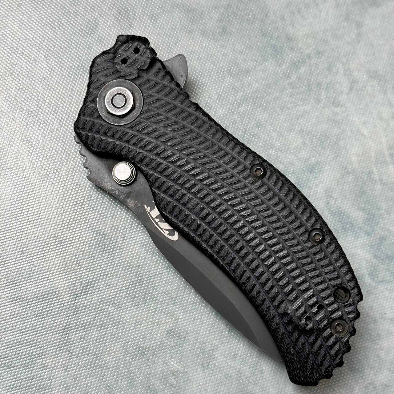 Zero Tolerance 0300 Strider Onion Folder A/O Titanium Black G-10 ...