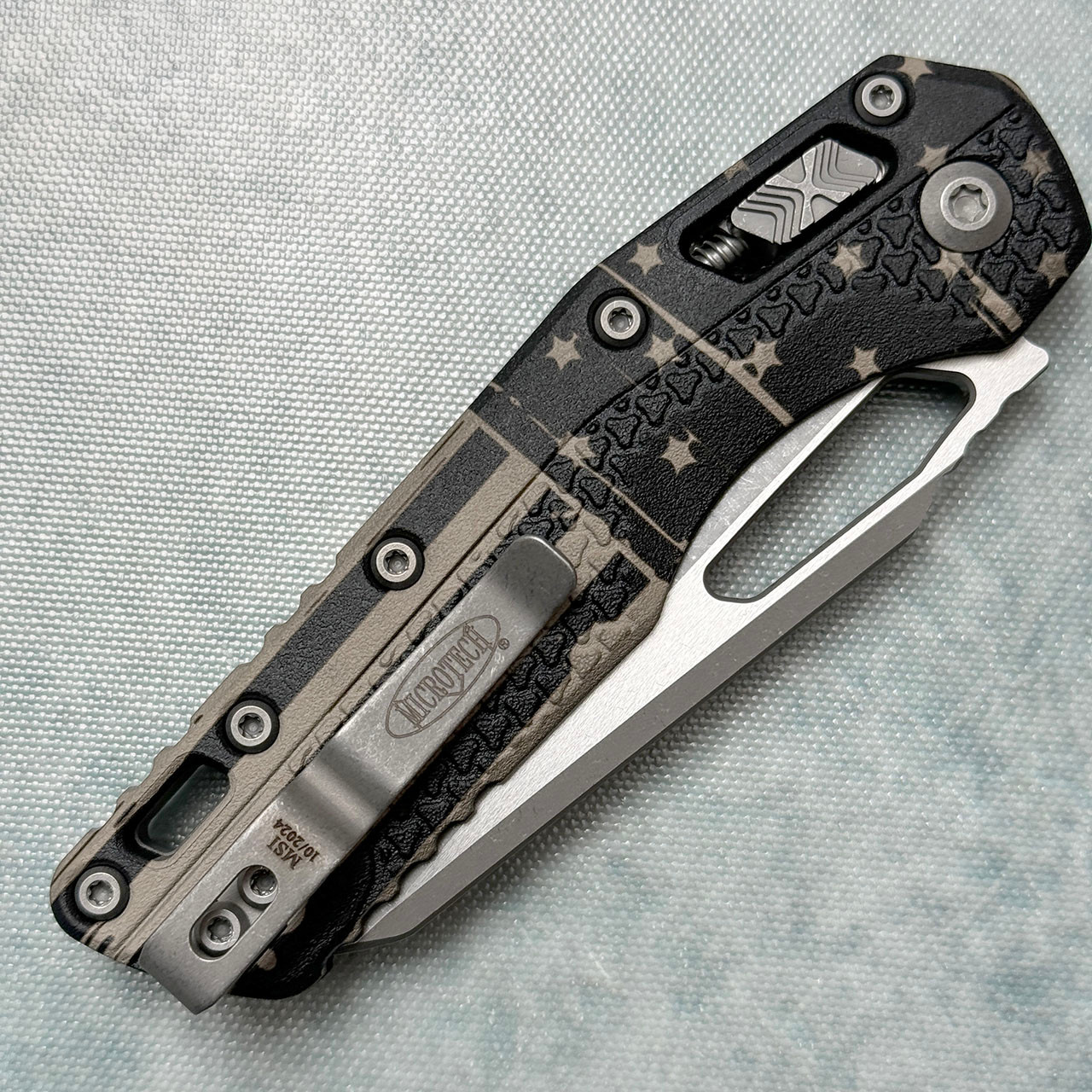 Microtech Msi Ram Lok Se Flag Tri Grip Polymer Apocalyptic Standard
