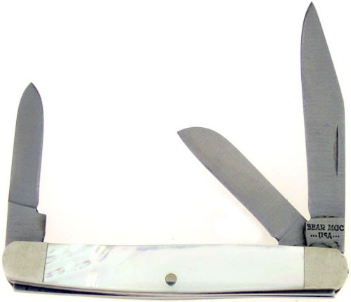 Bear & Son Cutlery Small Stockman Mother of Pearl 833 | American Edge ...