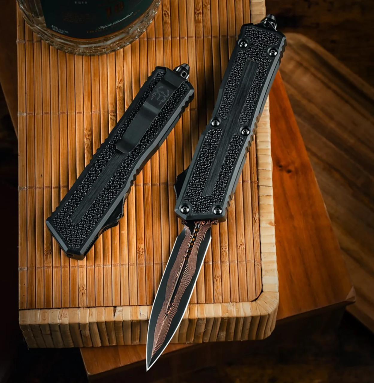 Microtech Marfione Select Scarab II Gen 3 D/E Stingray Inlaid Handle ...