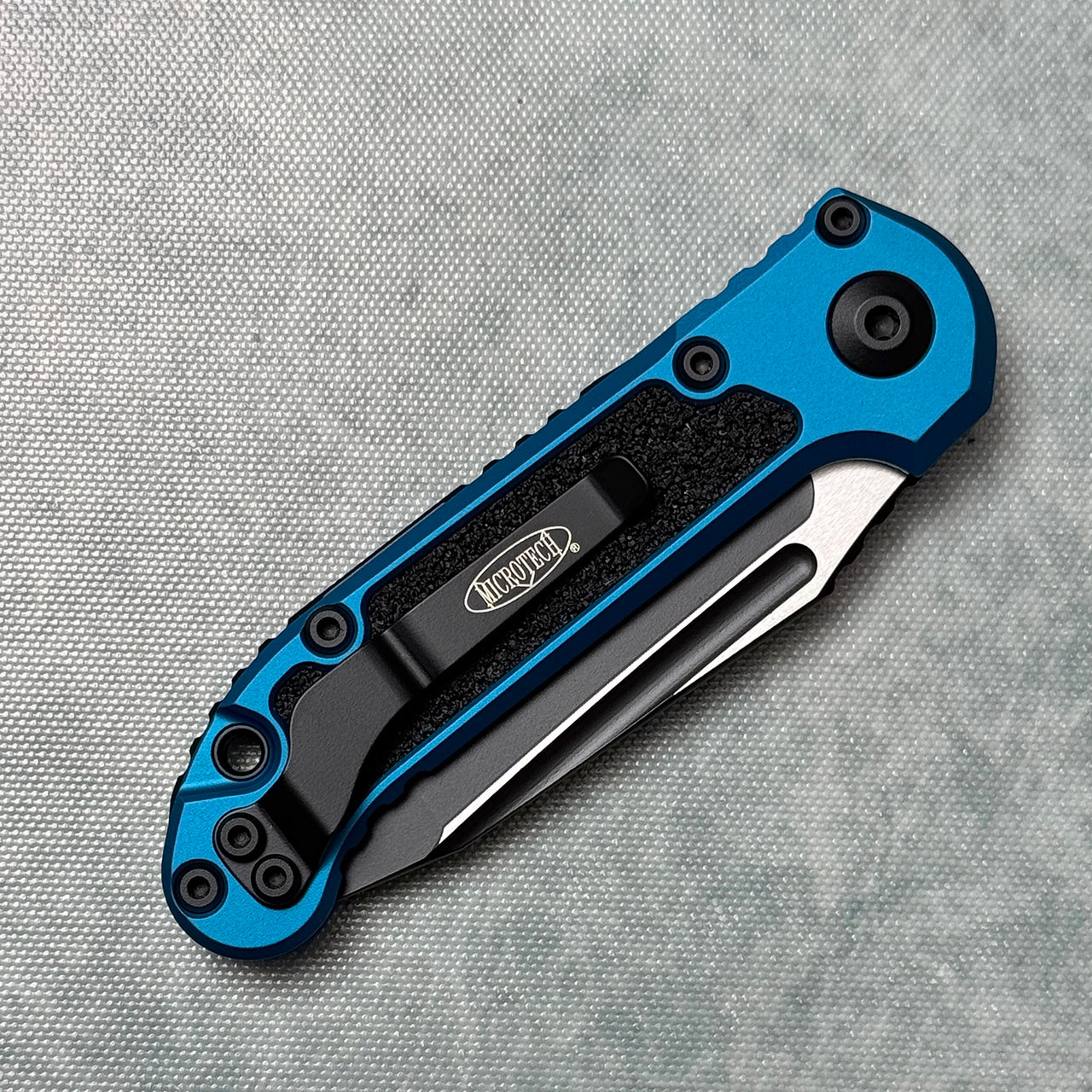 Microtech LUDT T/E Gen III Blue Full Serrated 1136-3BL | American Edge ...