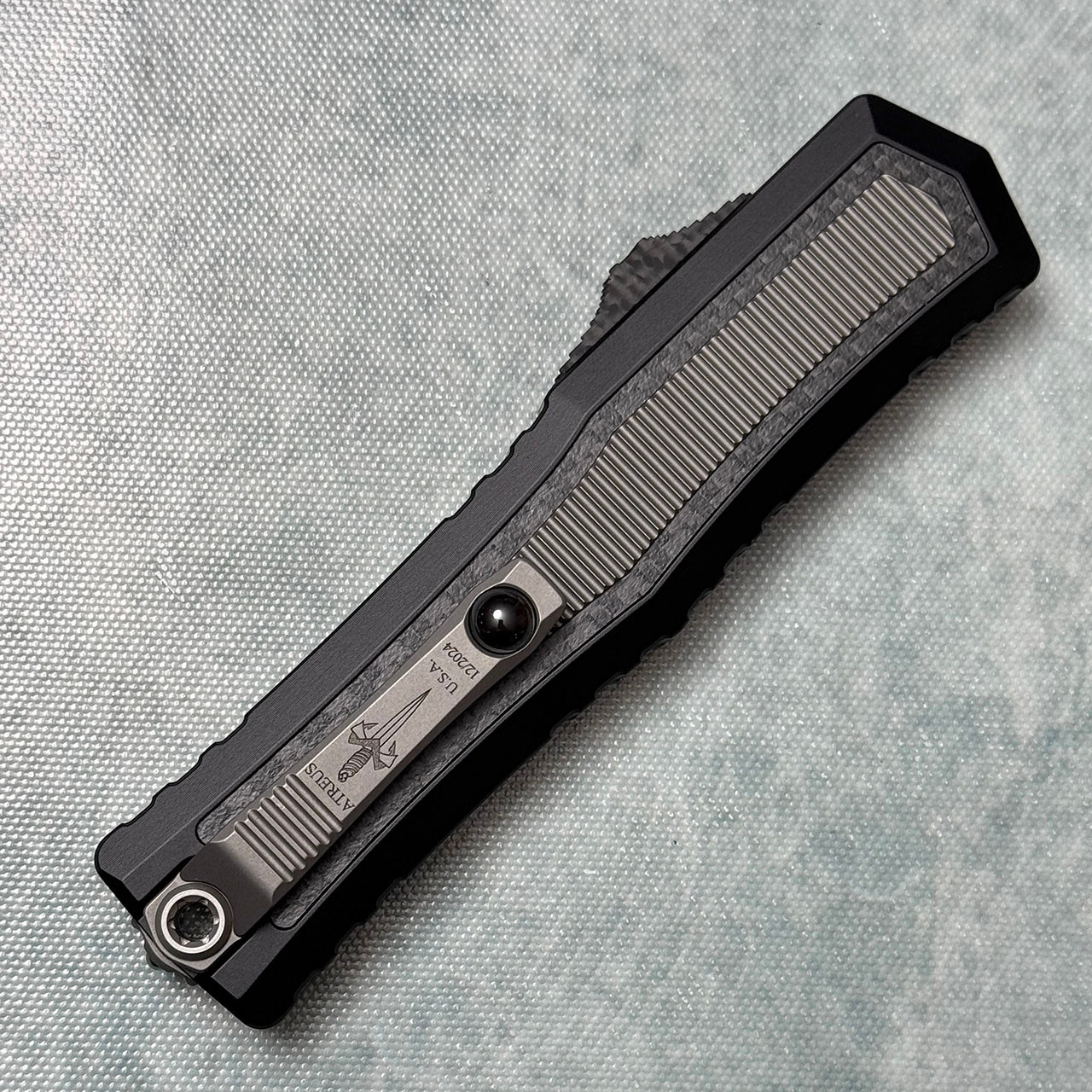 Marfione Custom Atreus D/E Mil-Spec Black Alloy w/ Titanium and Carbon ...