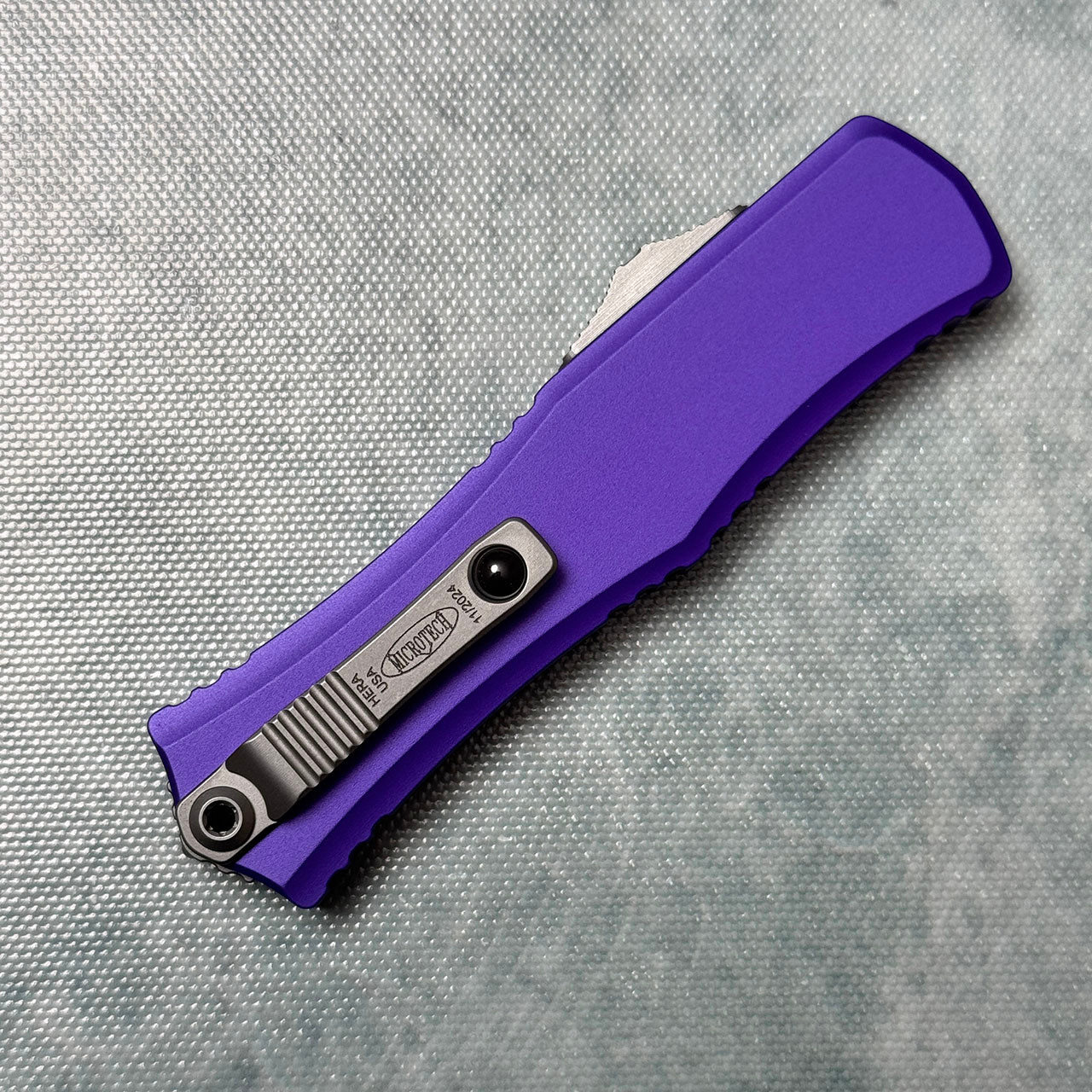 Microtech Hera II Mini S/E Purple Stonewash Standard 1703M-10PU ...