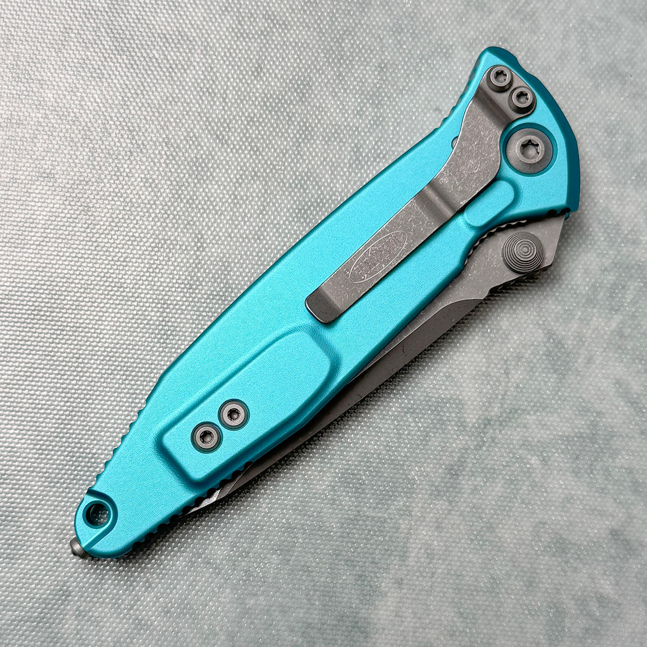 Microtech Socom Elite Manual T/E Turquoise Apocalyptic Standard 161 ...