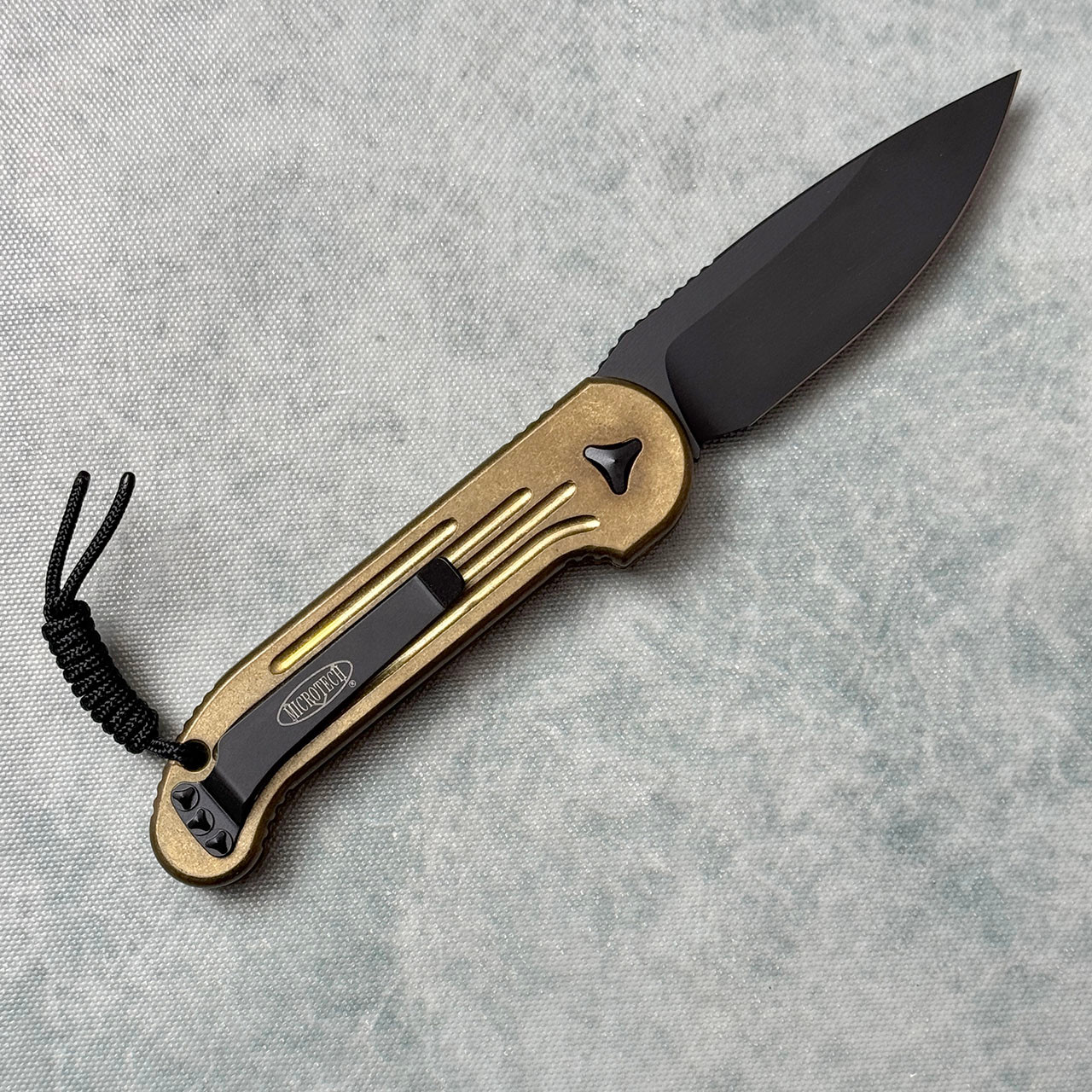 Microtech LUDT Auto Brass Black Standard 135-1BR 2 (Pre-owned ...