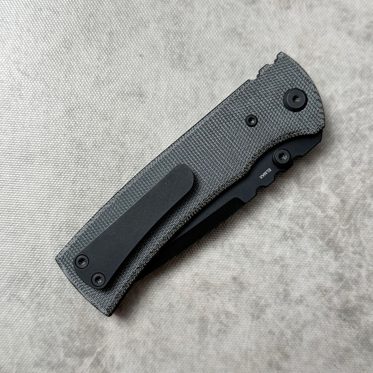 Chaves Knives Blue Label Redencion 229 Liner Lock Black Micarta Handles ...