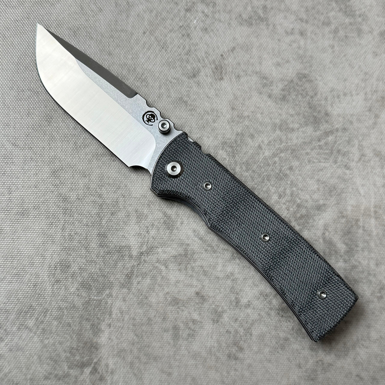 Chaves Knives Blue Label Redencion 229 Liner Lock Black Micarta Handles ...