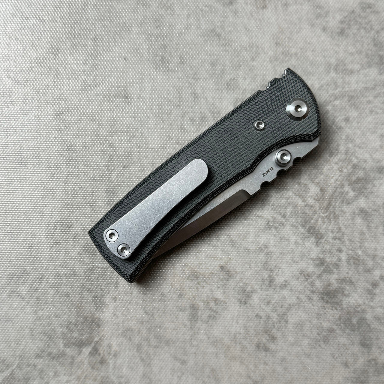 Chaves Knives Blue Label Redencion Street Liner Lock Black Micarta ...